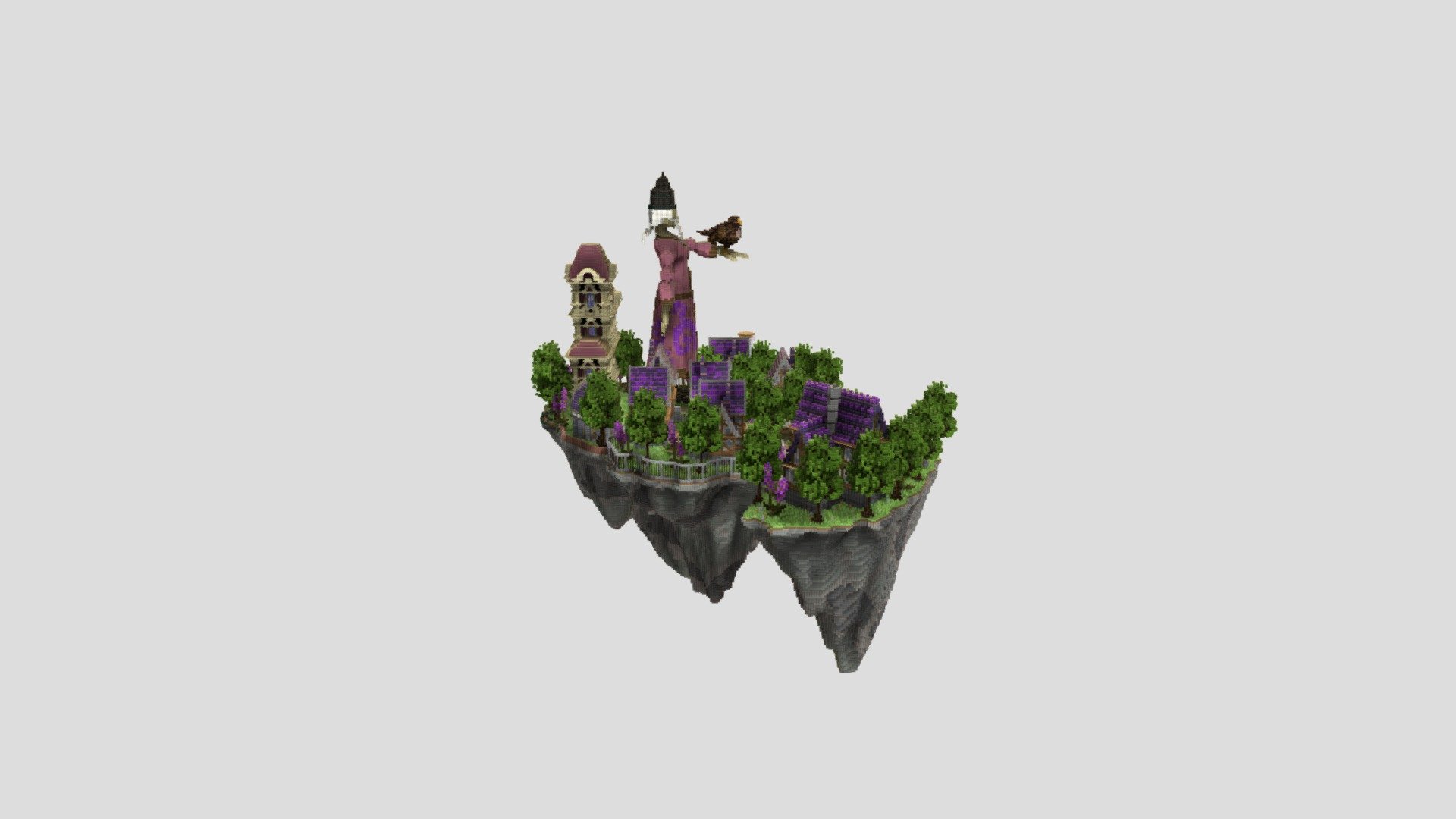 Wizards Skies Skyblock Spawn - 3D model by Senior Studios ...