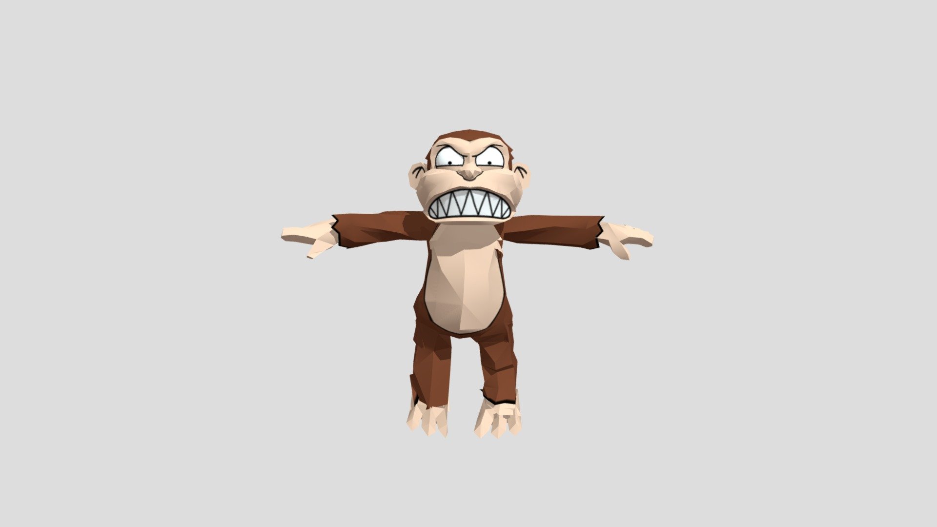 Fixed_evil_monkey_model - Download Free 3D model by AidanYT55Twt ...