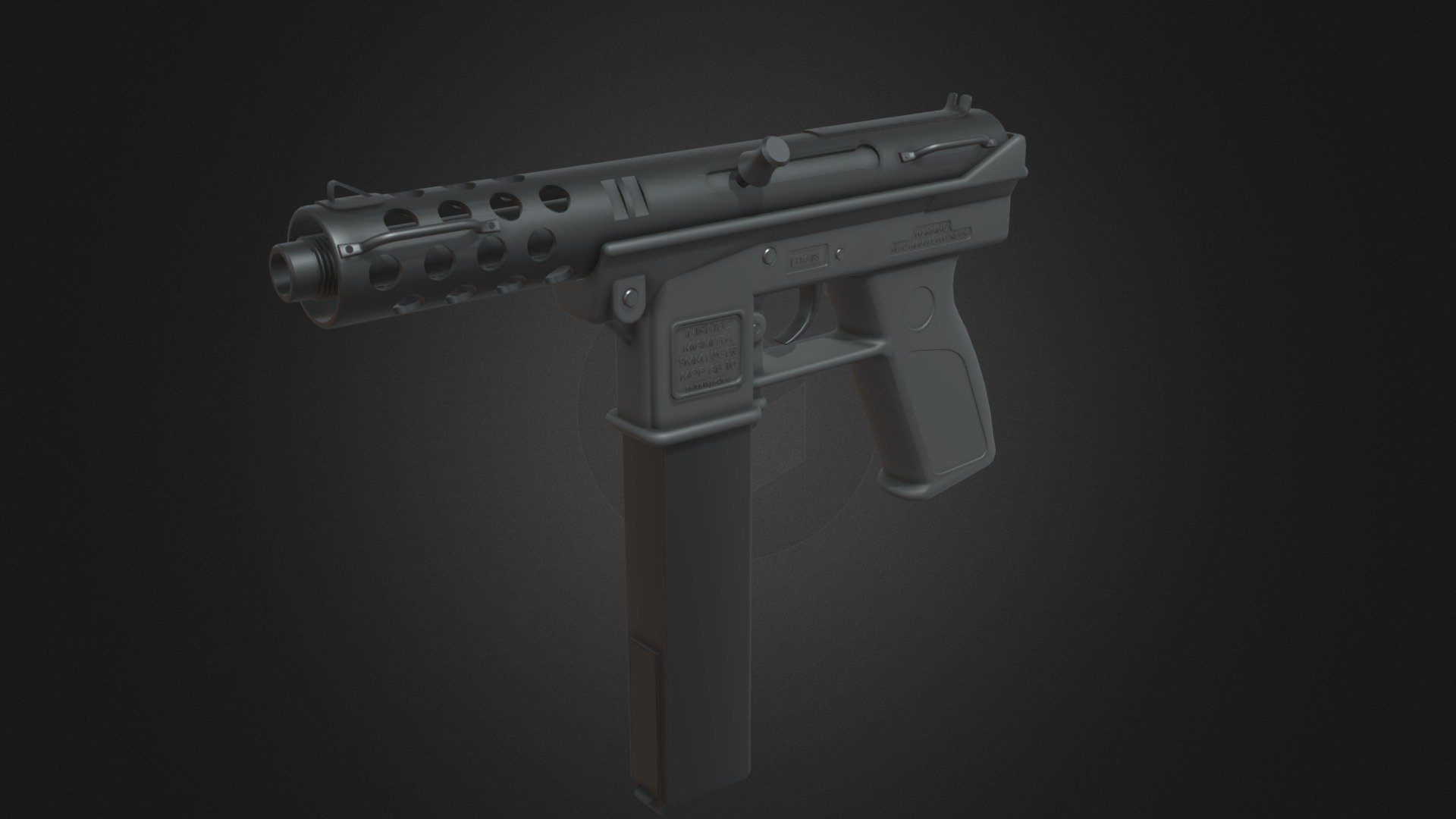 TEC-9 [XYZ Course Work] - Download Free 3D model by VladStarkov ...