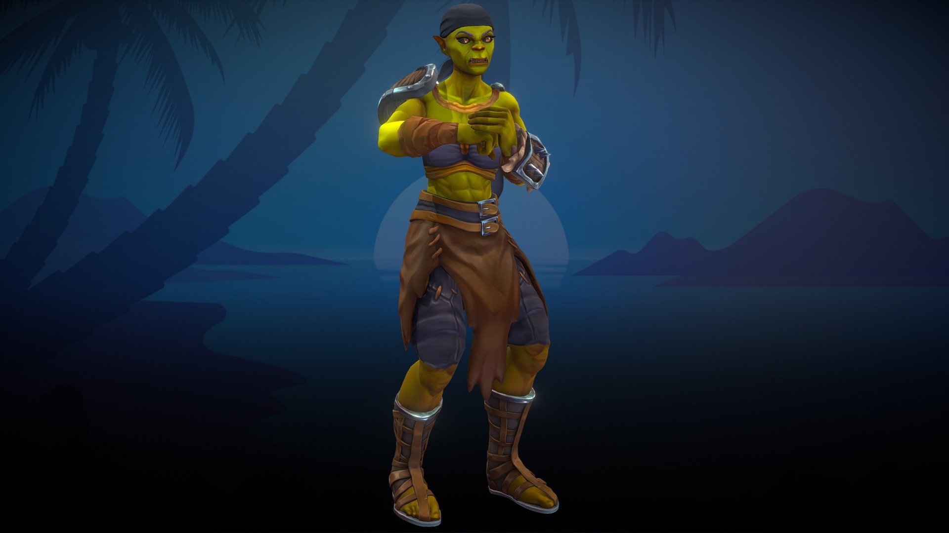 Stylized Orc Female Bandit(Outfit) - 3D model by N-hance Studio ...