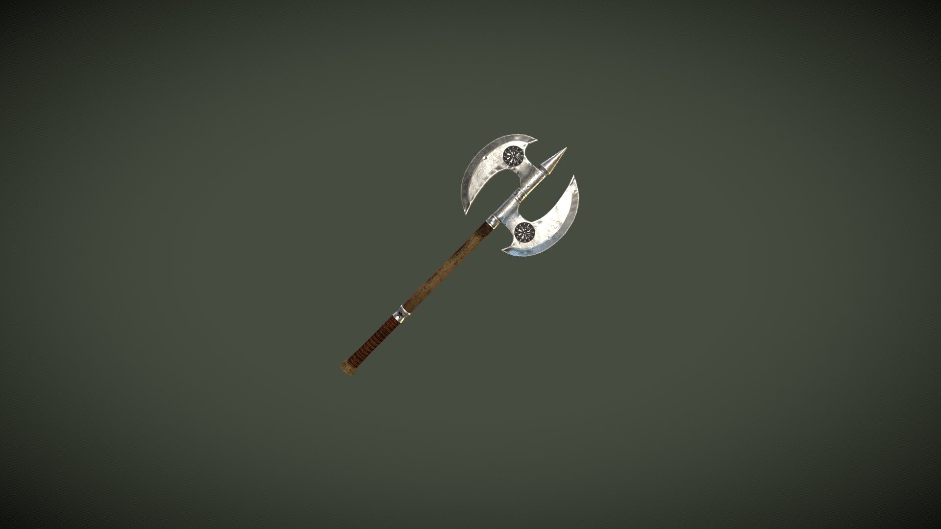 Weapon Axe 04 - Game Ready - Low poly - 3D model by Henry (@henmachuca ...