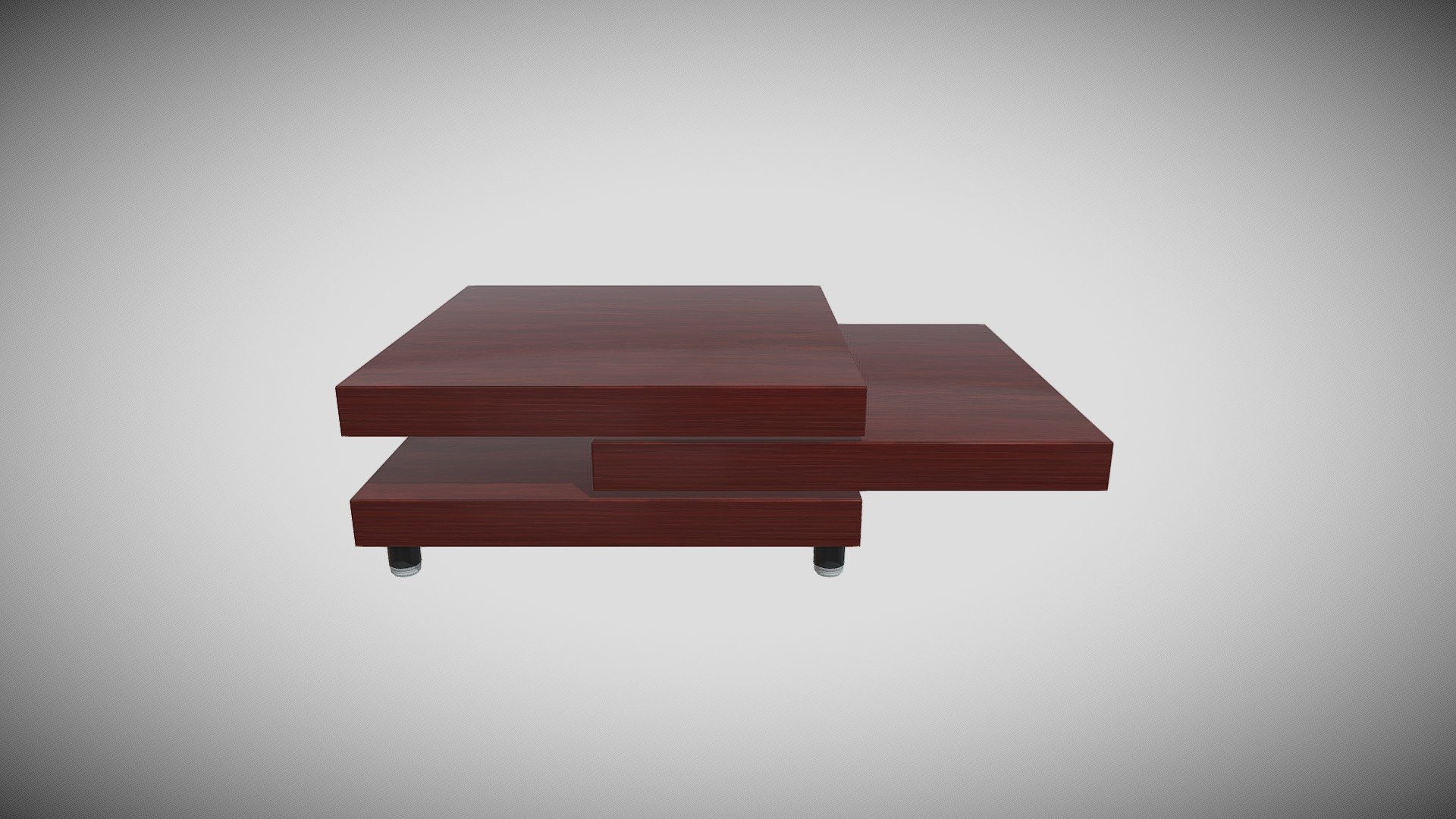 Wooden Coffee Table Low poly 3D model - 3D model by mimarbey1905 ...