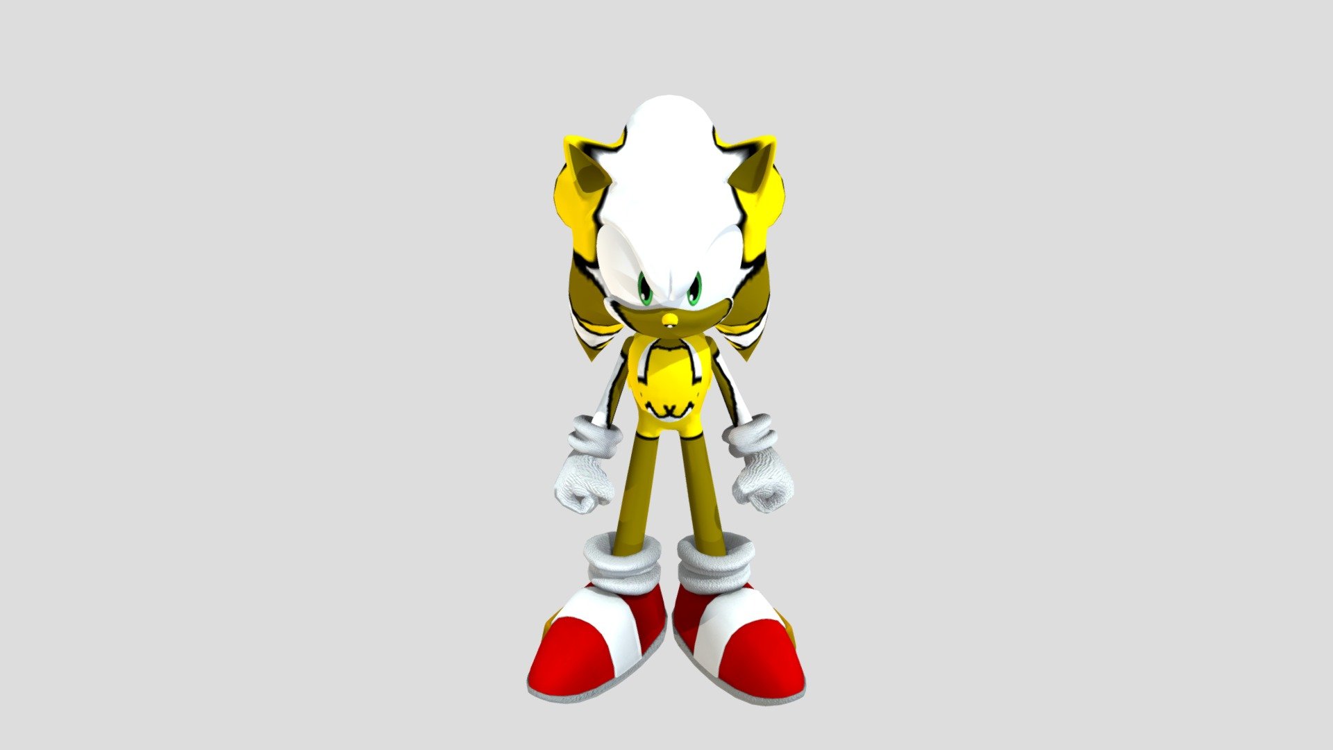 sonic-hd - 3D model by caidenperyer [1e59984] - Sketchfab