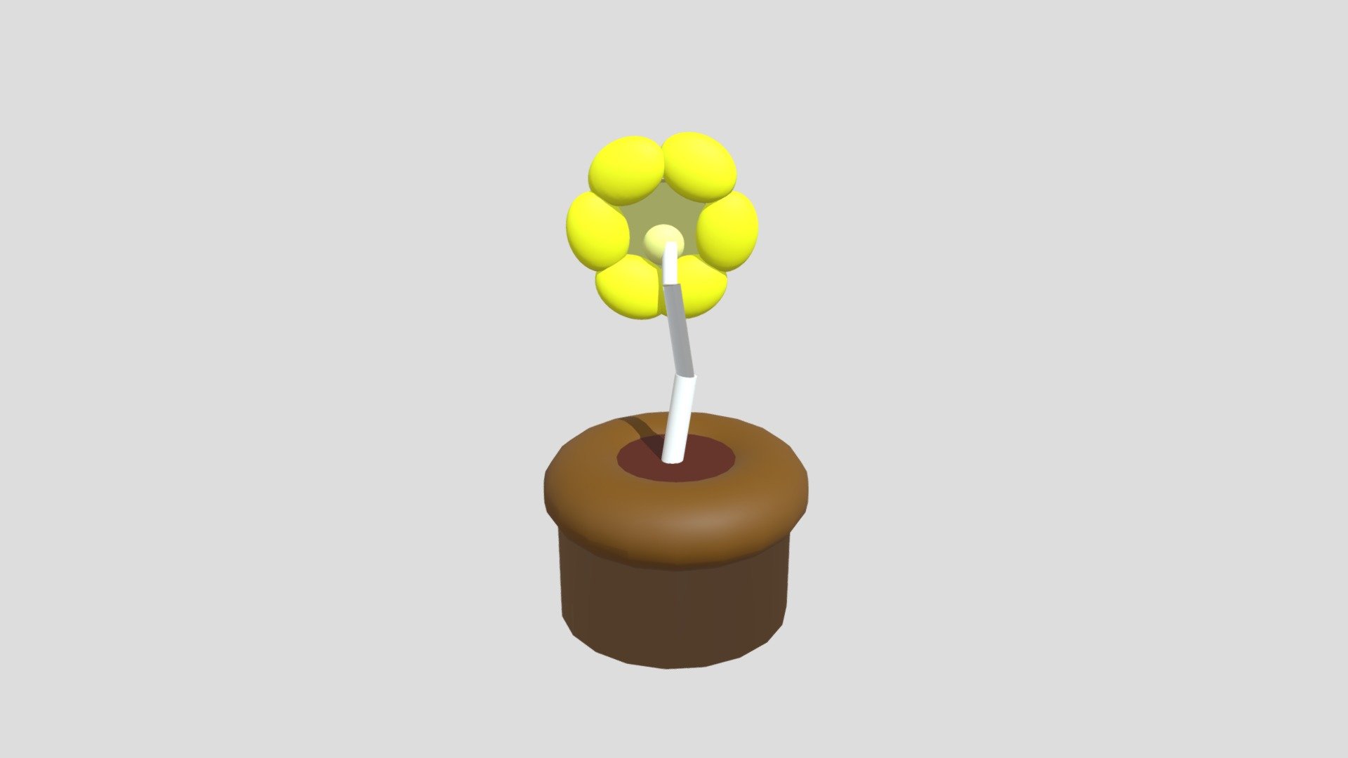 Flowey From Undertale - Download Free 3D model by The_handy [1e599b5 ...