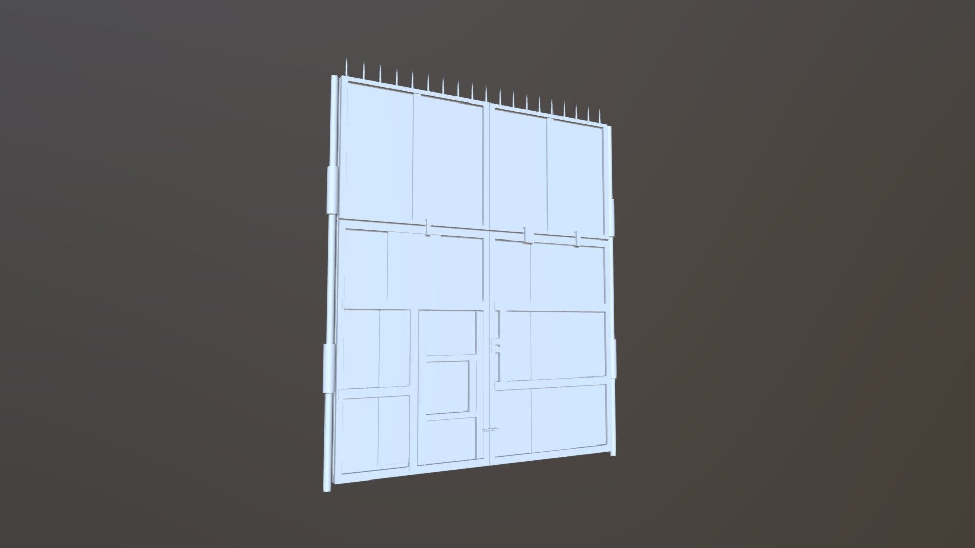 Iron Gate - 3D model by DarkDDFAngelx [1e59b3c] - Sketchfab