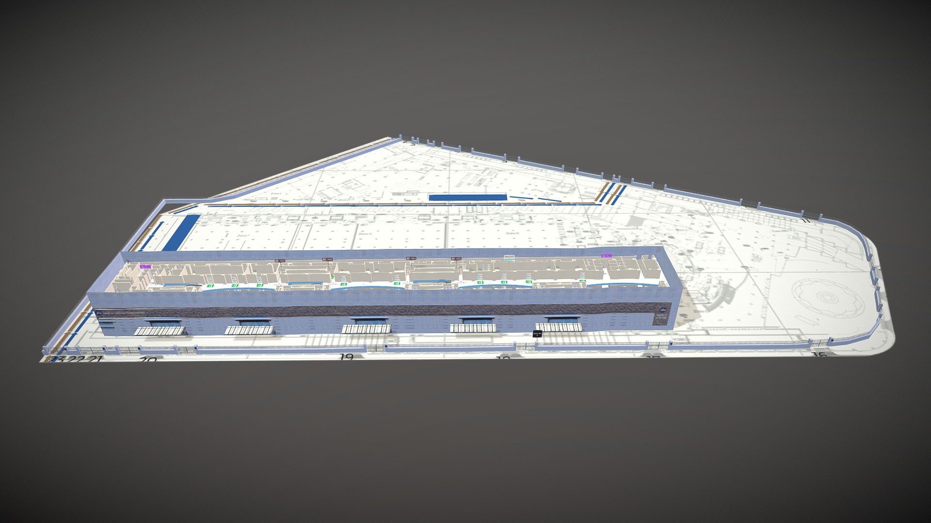 Jio Convention Center Interior - 3D model by MMI (@sneh.) [1e5add3 ...
