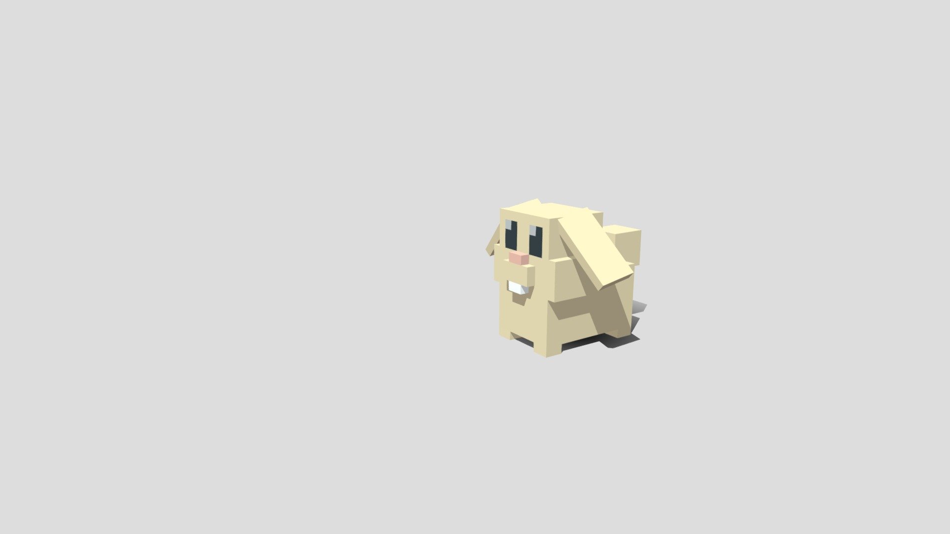 Blocky Bunny - 3D model by erytau [1e5c896] - Sketchfab