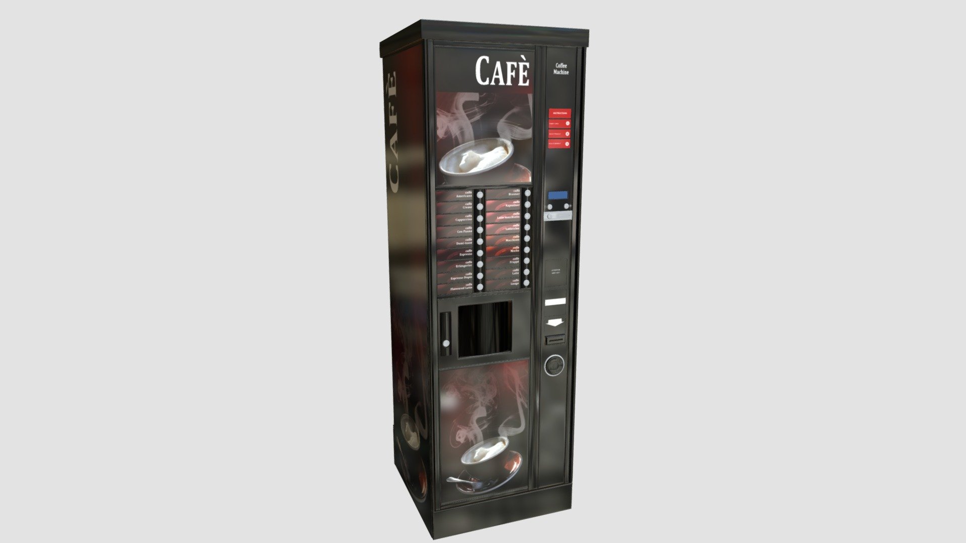 coffee vending machine - Buy Royalty Free 3D model by Evermotion ...