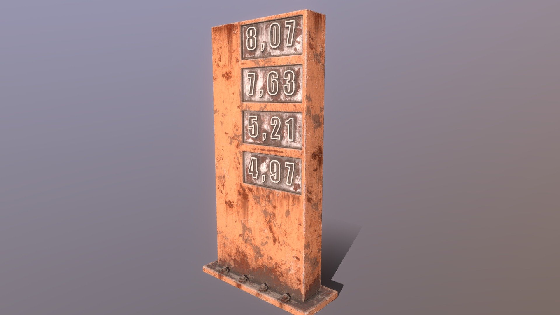 Price poster - Download Free 3D model by alepannoni [1e5e790] - Sketchfab