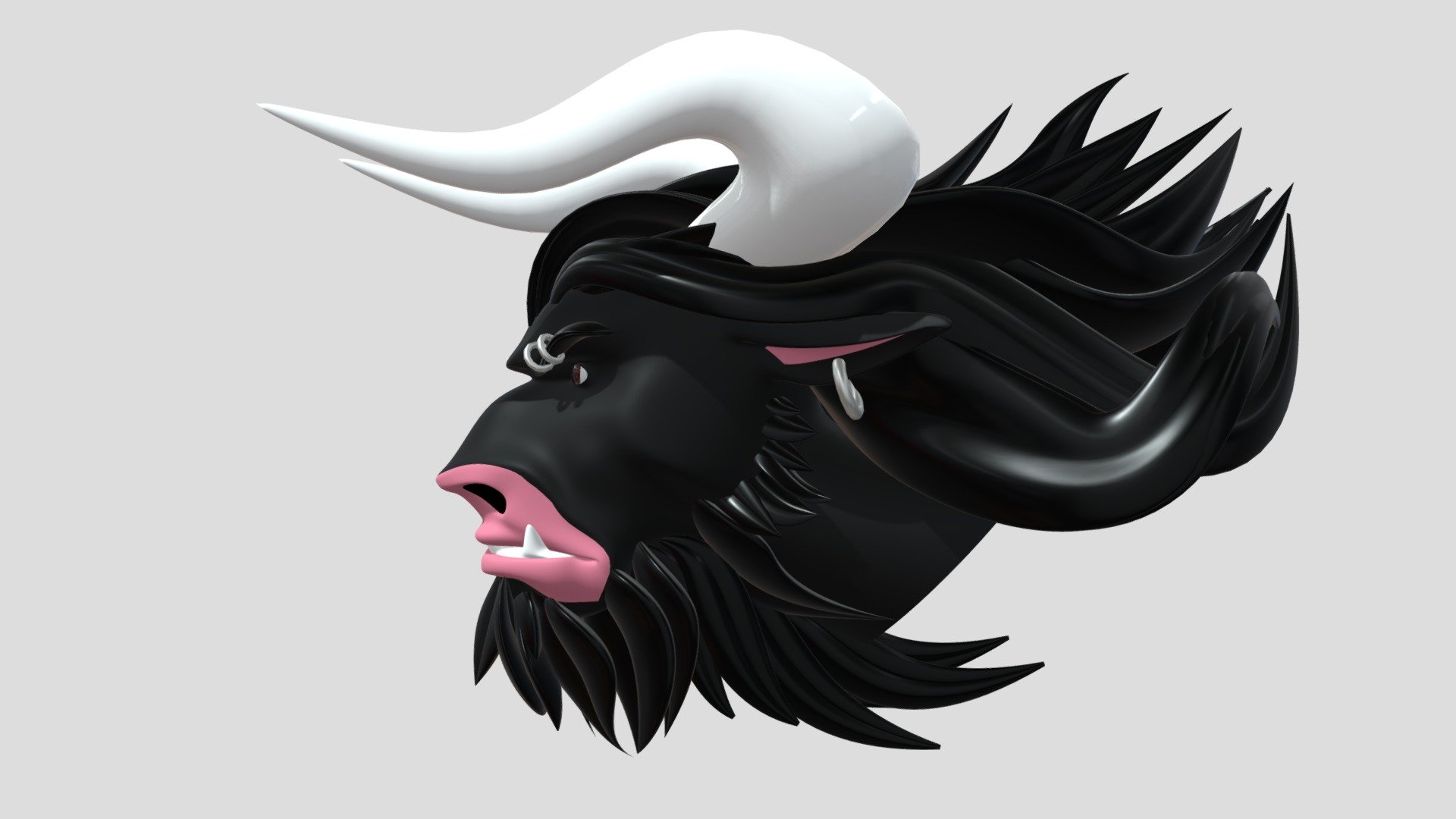 Bull (Head) - Download Free 3D model by Darkkostas25 [1e5e92f] - Sketchfab