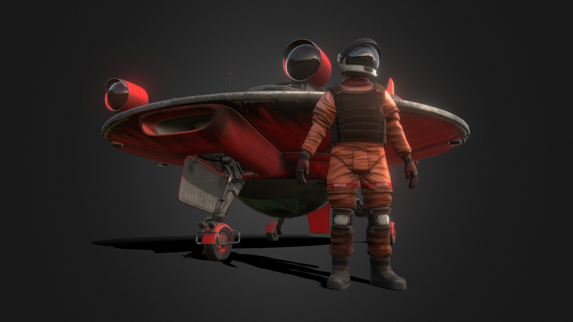 Pilot - 3D model by Fabio (@fabiolopez) [1e609a4] - Sketchfab