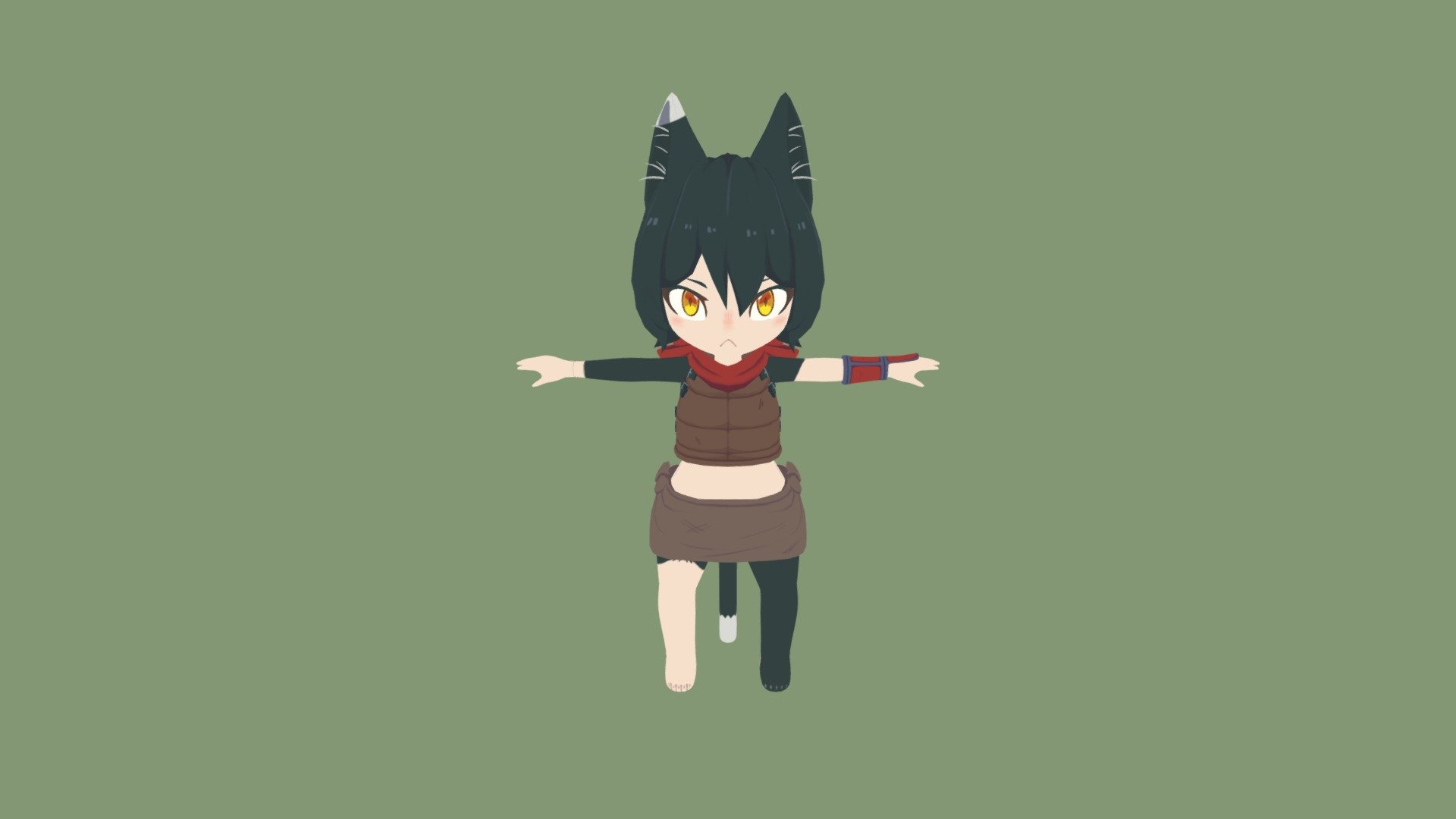 Izutsumi in the Blue Archive Chibi Style - 3D model by Sephuni ...