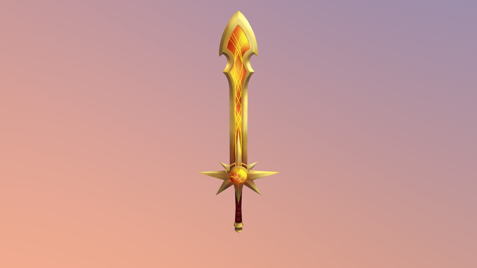 Sun Sword - 3D model by Thuy Lien Nguyen (@LienNguyen) [1e62a1f ...