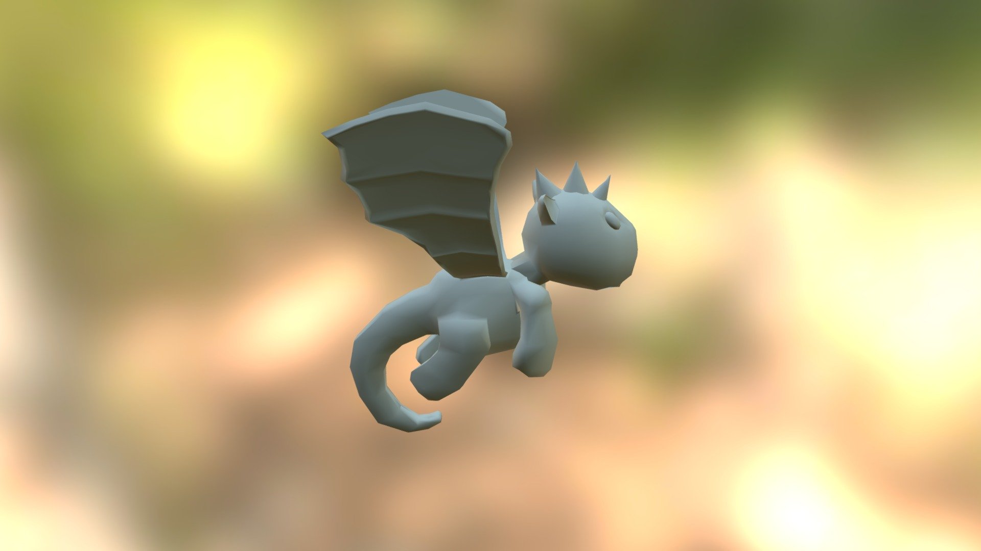 Little Dragon - Low Poly - 3D model by Nicolas Milliard ...