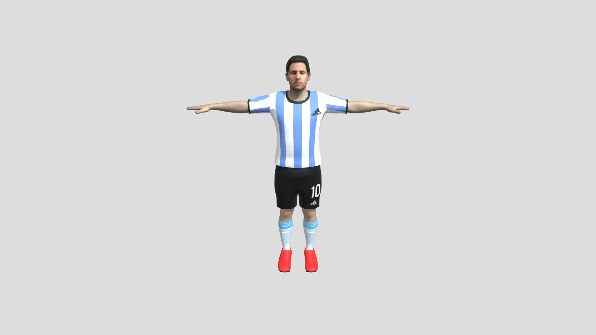 messi v0 - 3D model by neeraztiwari [1e64515] - Sketchfab