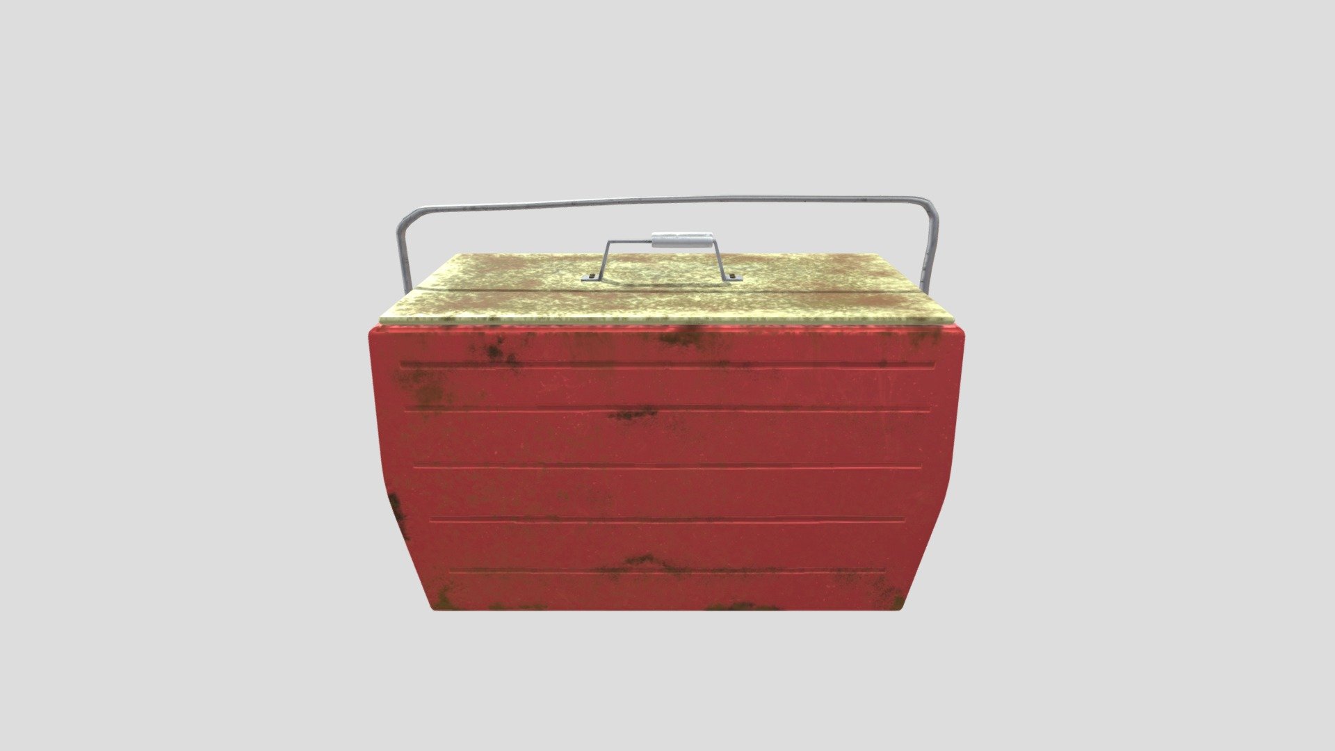 Rusted Cooler - 3D model by marlamurbach [1e65544] - Sketchfab