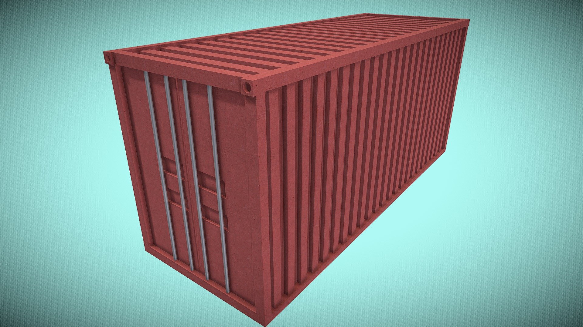 Low Poly Container - Download Free 3D model by Designed By Jonathan ...