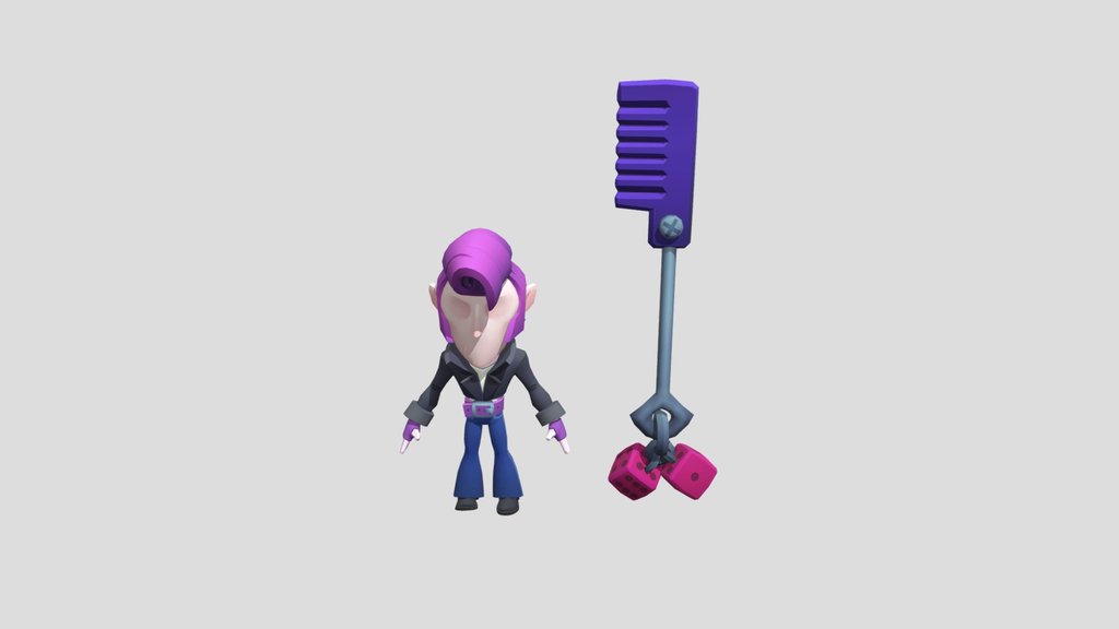 Brawl Stars models - A 3D model collection by SparkLikesModels - Sketchfab