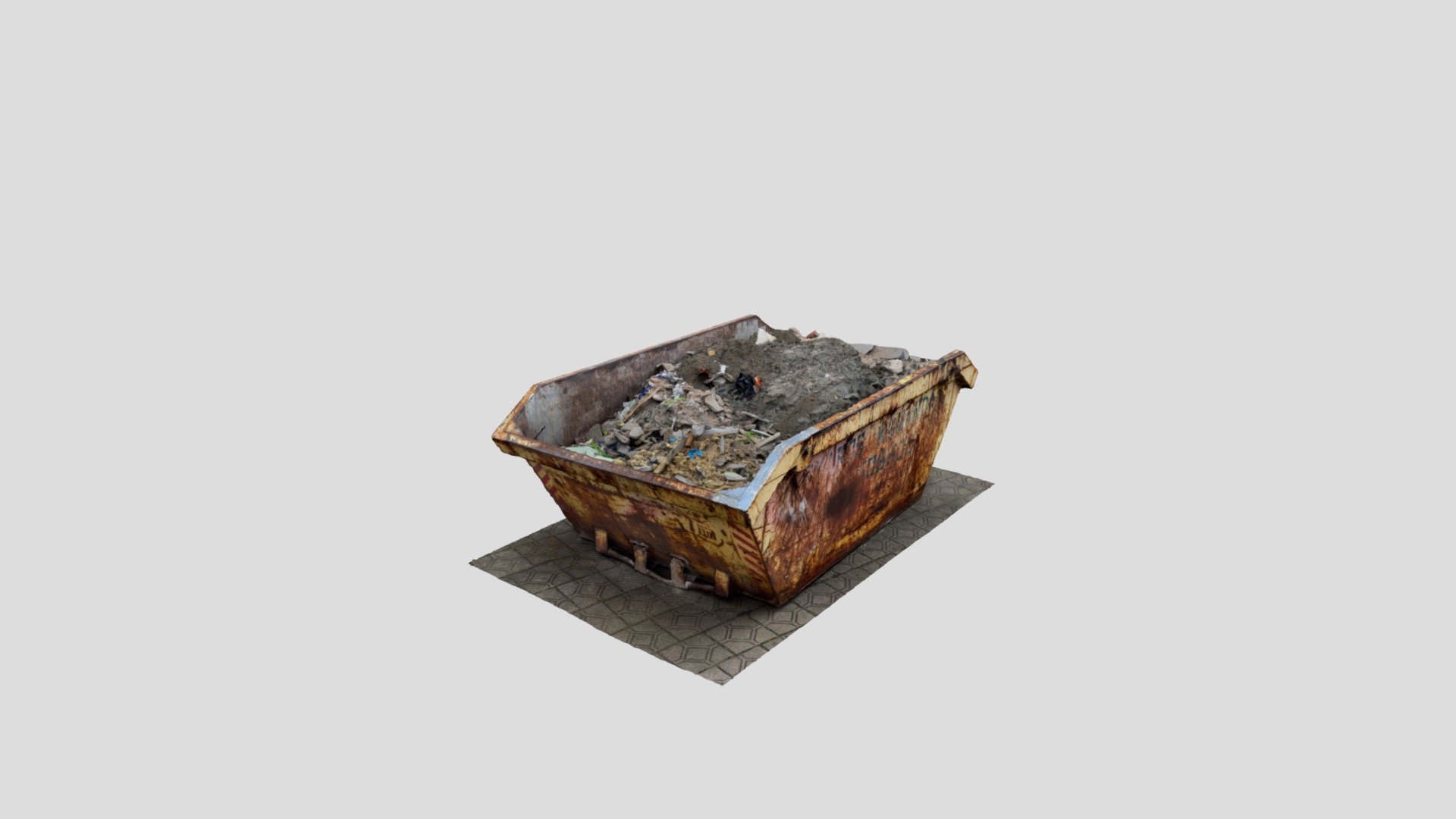 Rusty skip - Download Free 3D model by Karolisbutenas [1e6a8e2] - Sketchfab