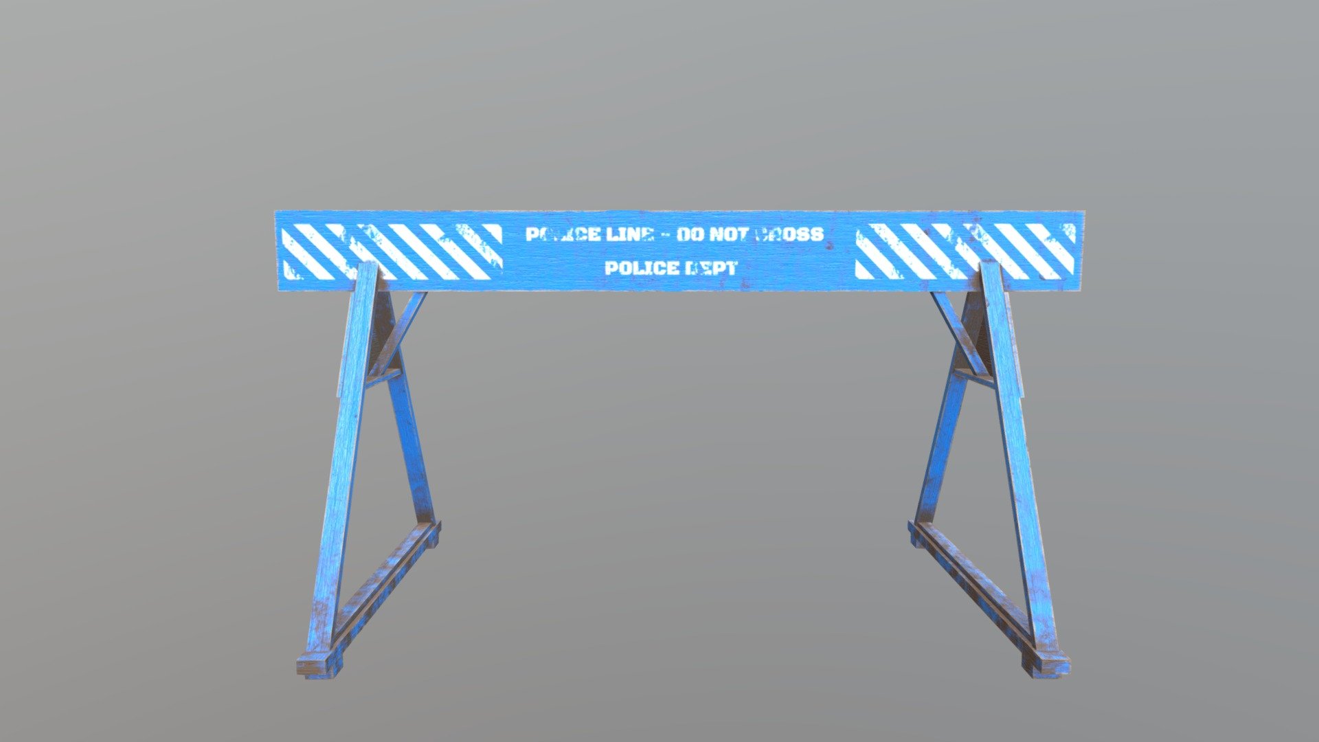 Police crowd barrier - Download Free 3D model by Chenchanchong [1e6b254 ...