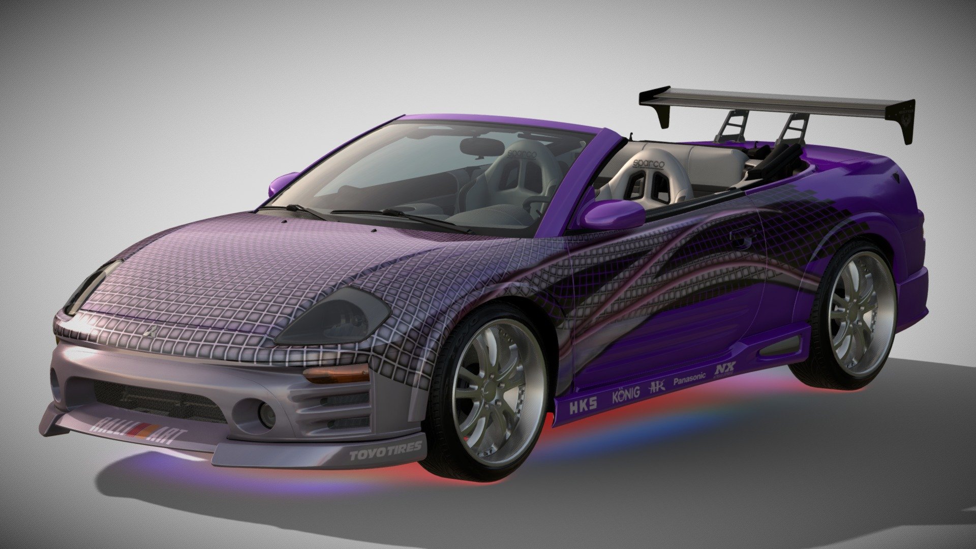 2003 Mitsubishi Eclipse Spyder GTS Shine Street - Download Free 3D ...