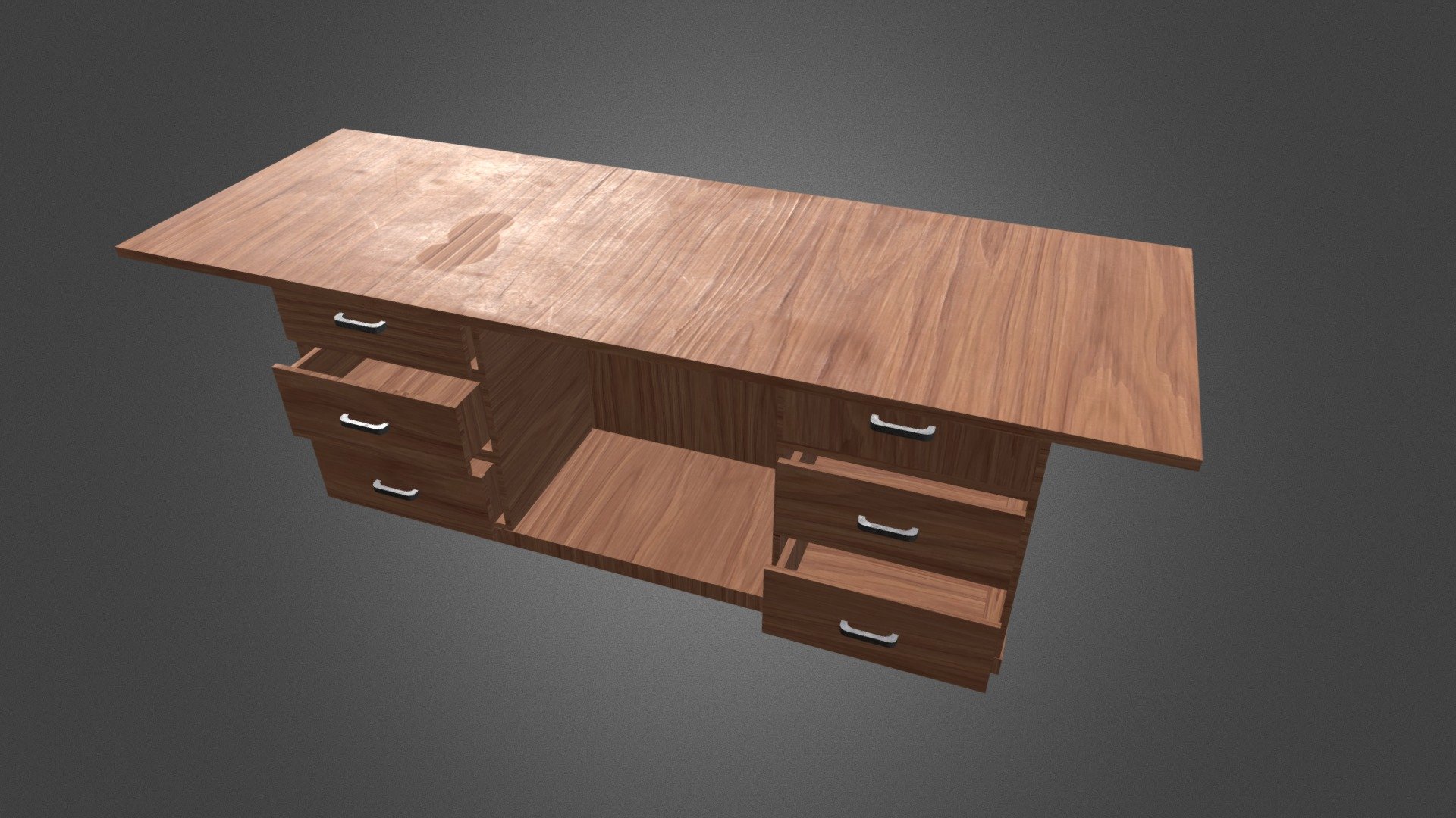 Empty Desk - 3D model by Jordan Burckhardt (@burckhardtj) [1e6f966 ...