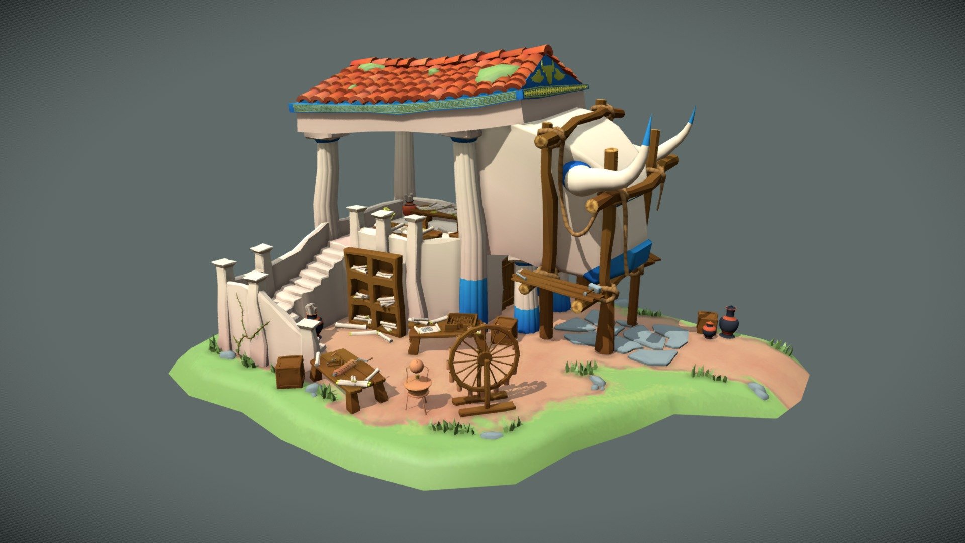 Daedalus's Workshop - 3D model by Zulianello Luca (@Erendal) [1e70e0d] - Sketchfab