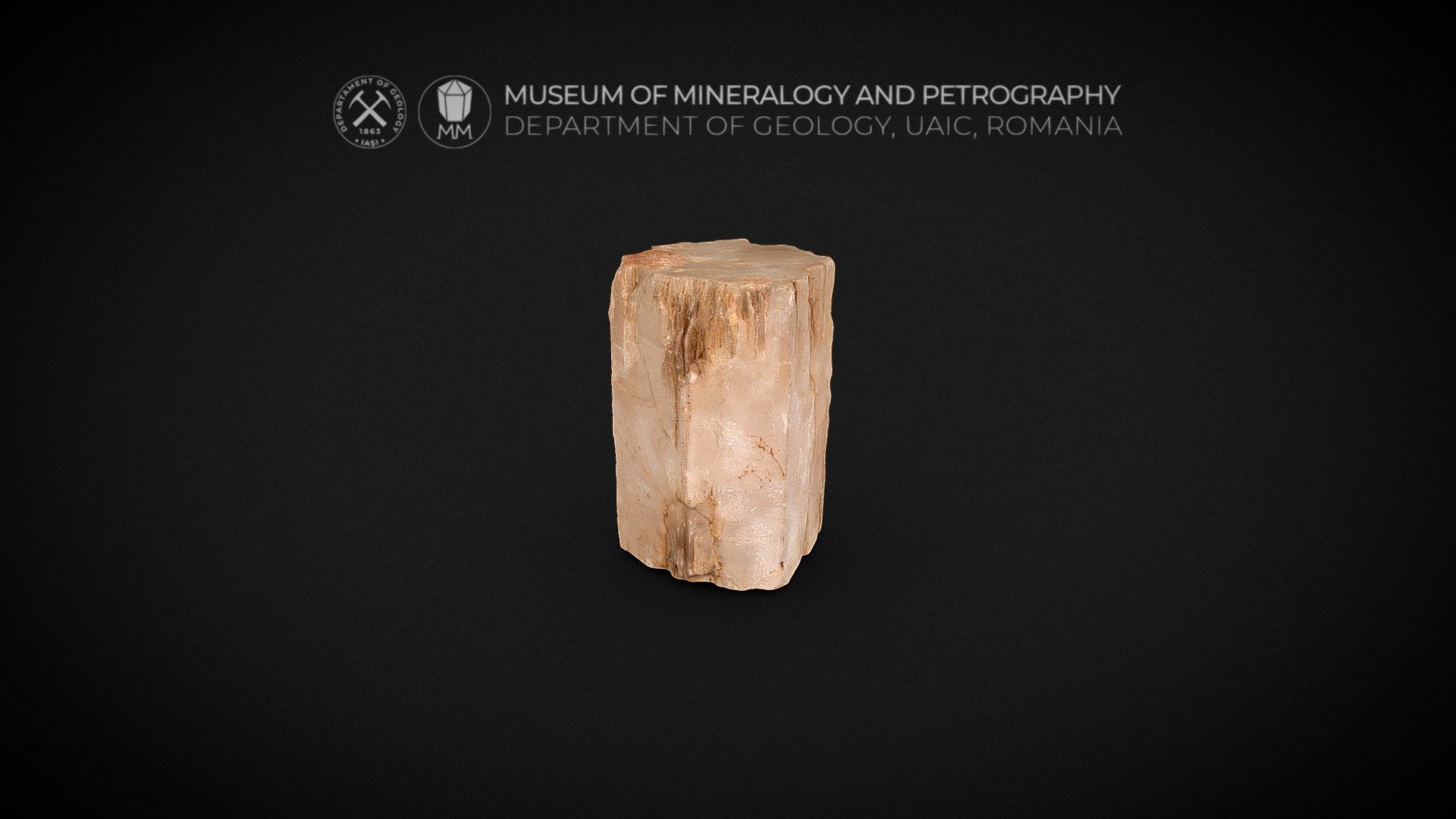 Untwinned Aragonite crystal (macro) - 3D model by Museum of Mineralogy ...