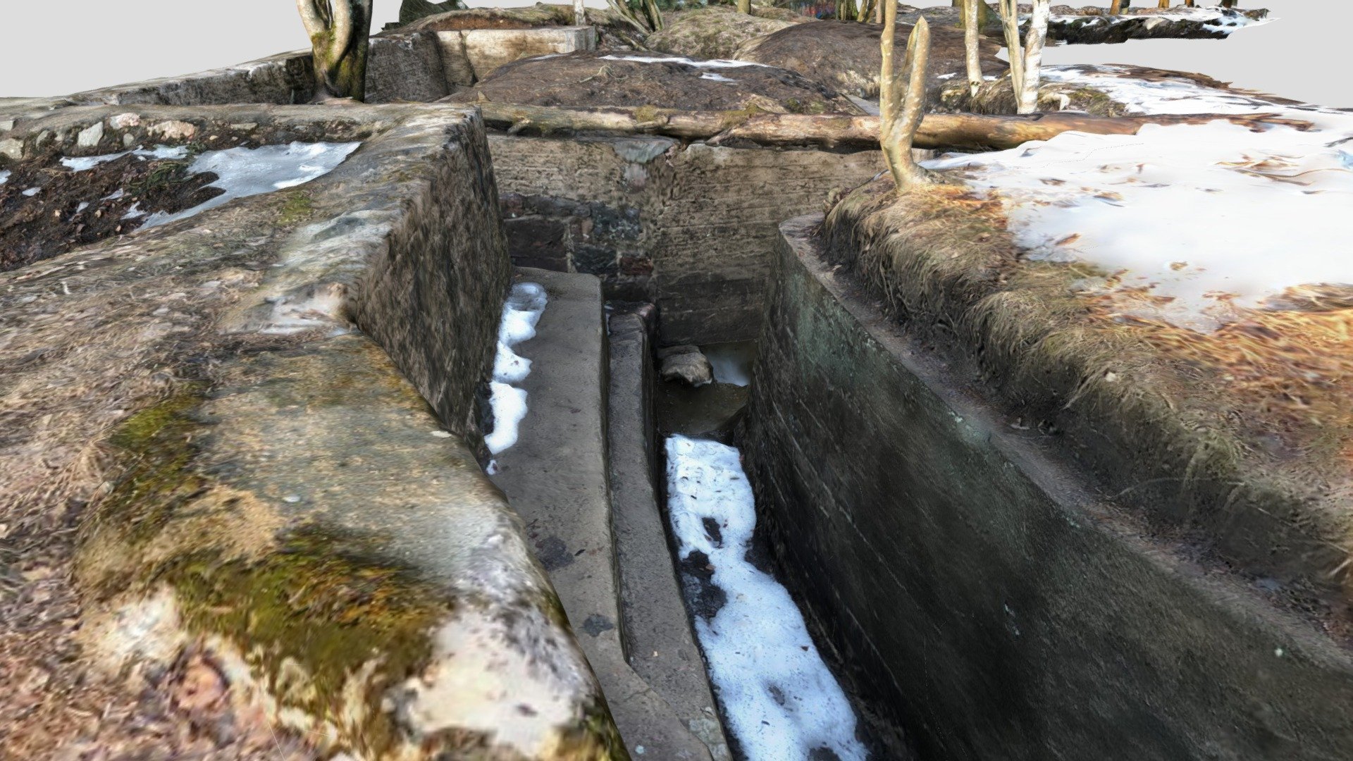 WW1 trench, Maununneva, Helsinki, Finland - Download Free 3D model by ...