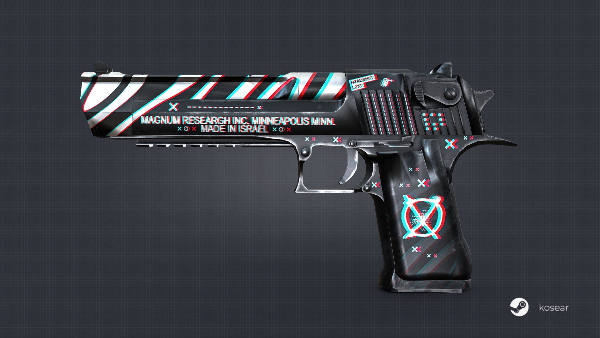 Desert Eagle | Chromatic Aberration - 3D model by kosear (@kosear ...