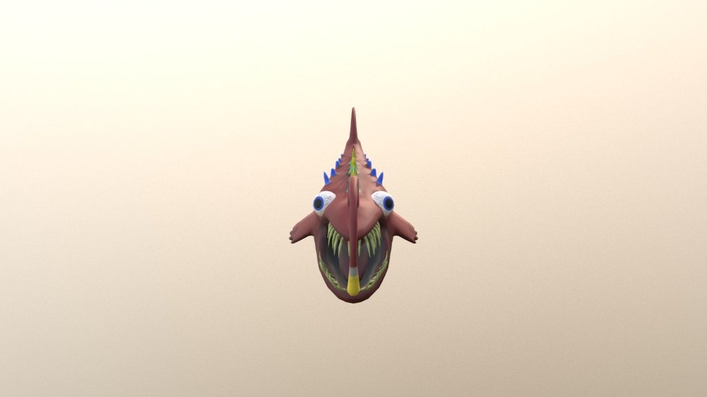 Hand Painted Angler Whale - 3D model by Ryan.bombard [1e72fa8] - Sketchfab