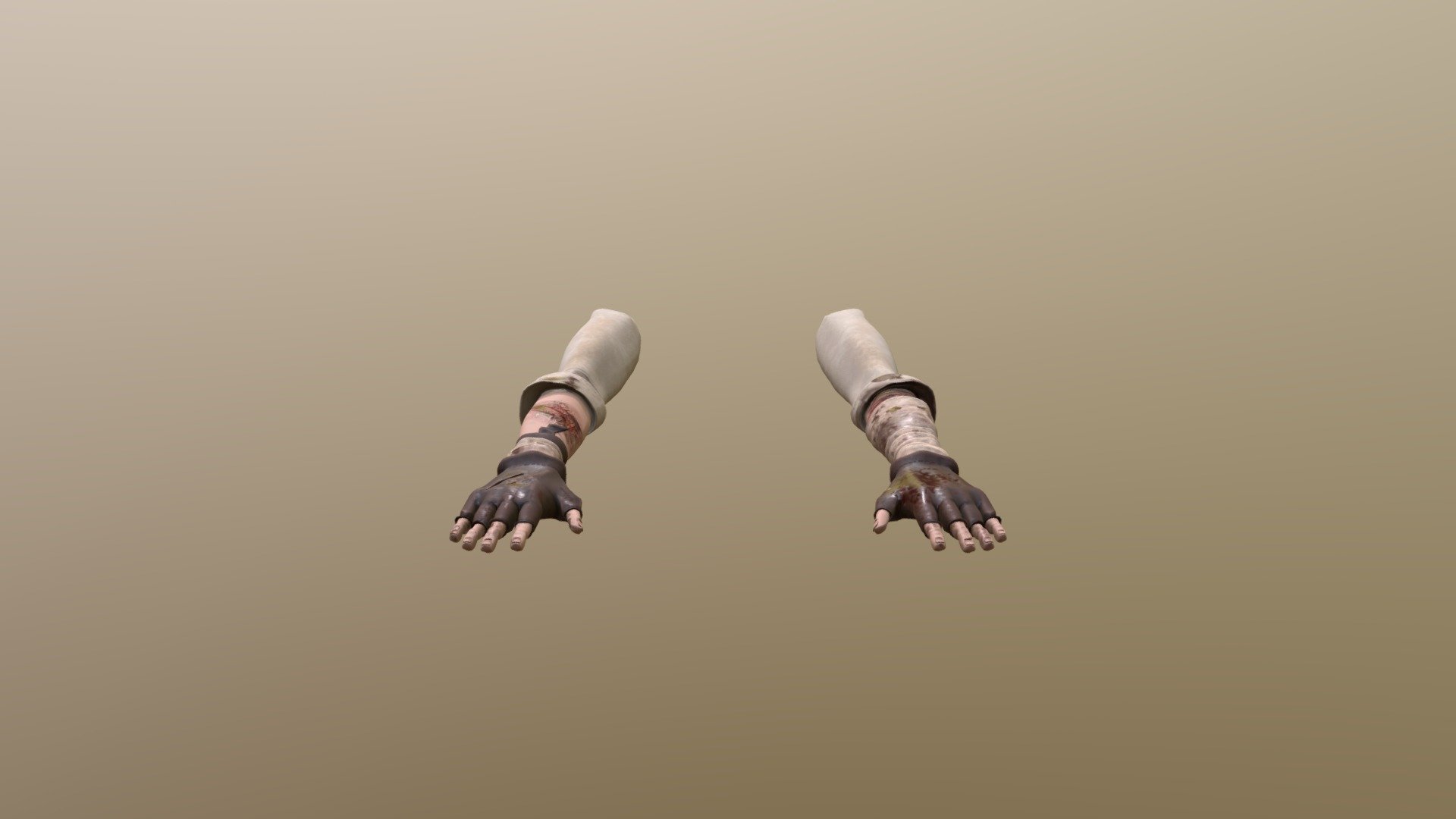 Game character arm textures (VERY damaged) - 3D model by sarah.hind ...