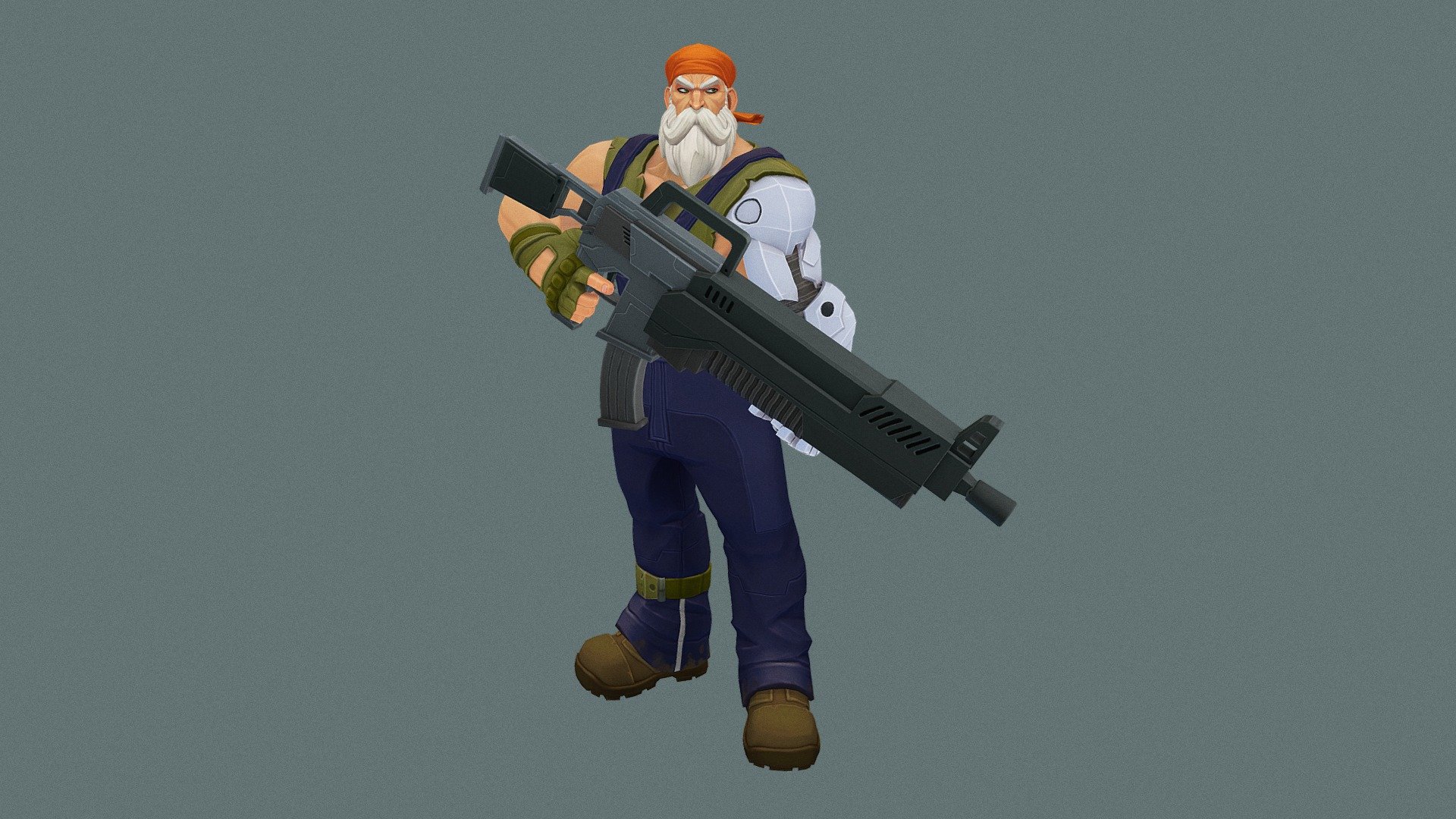 Machine Gun - 3D model by Dan_3D (@Dart_3D) [1e735a9] - Sketchfab