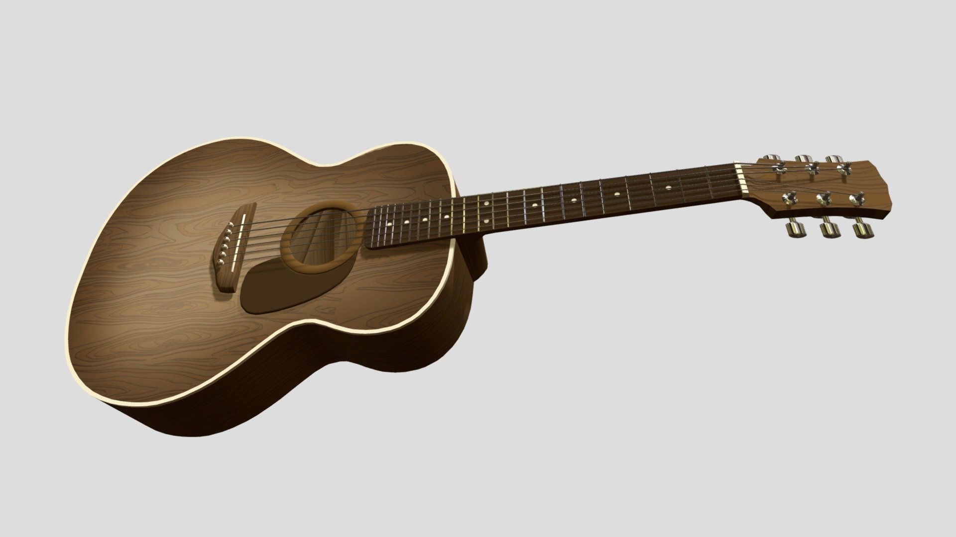 Acoustic Guitar - Buy Royalty Free 3D model by BradleyLewis [1e73788 ...