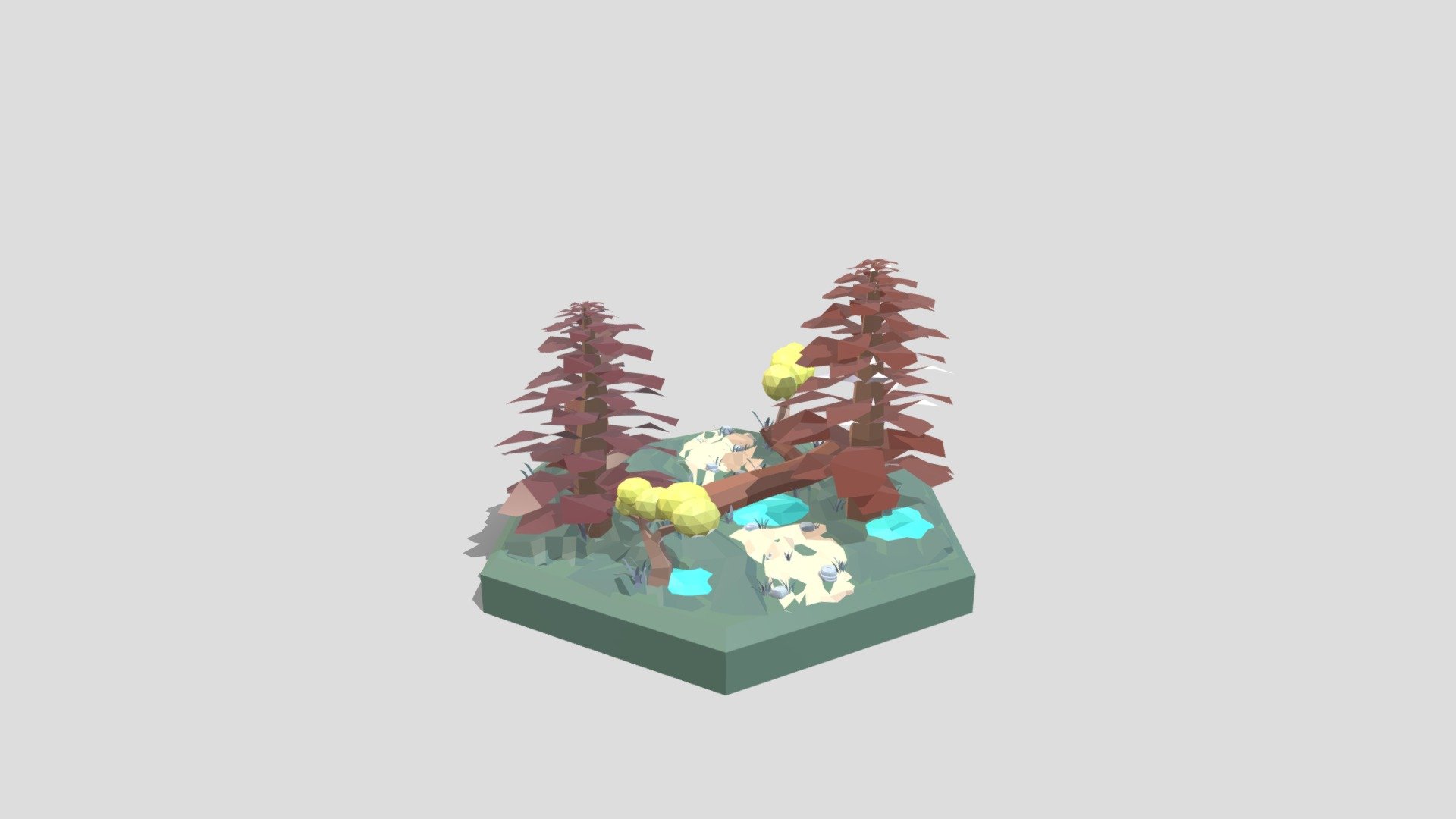 Little forest - 3D model by ZeiaAtl [1e74f5e] - Sketchfab