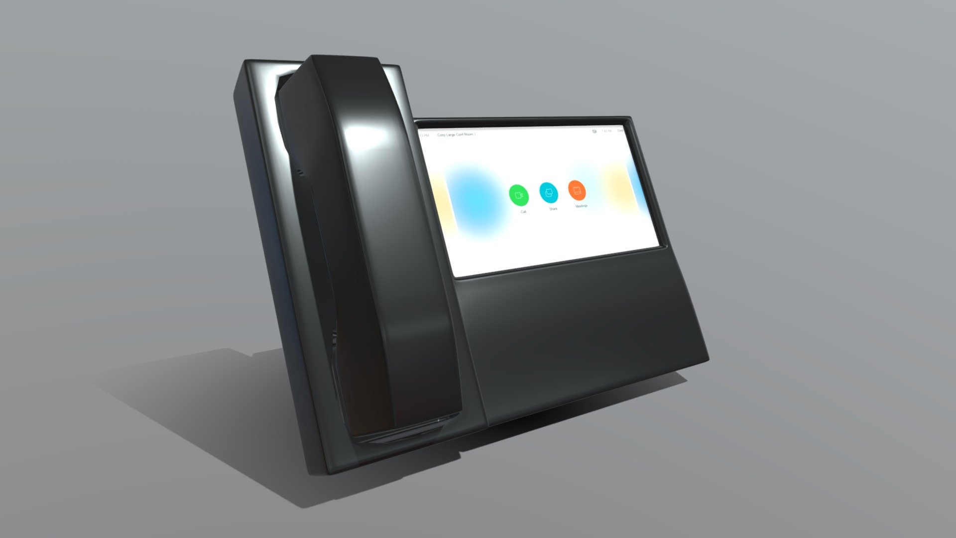 desk phone - 3D model by Piotr.Kolecki [1e756a8] - Sketchfab
