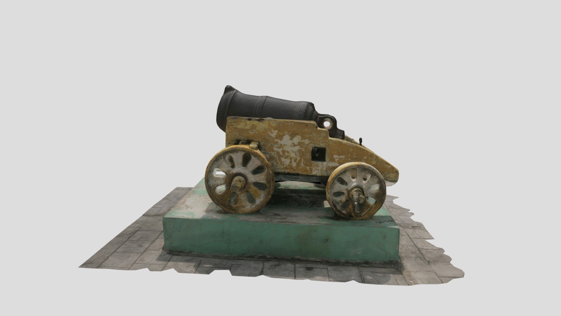 Meriam Istana Kadriah - 3D model by budayakita [1e768cb] - Sketchfab