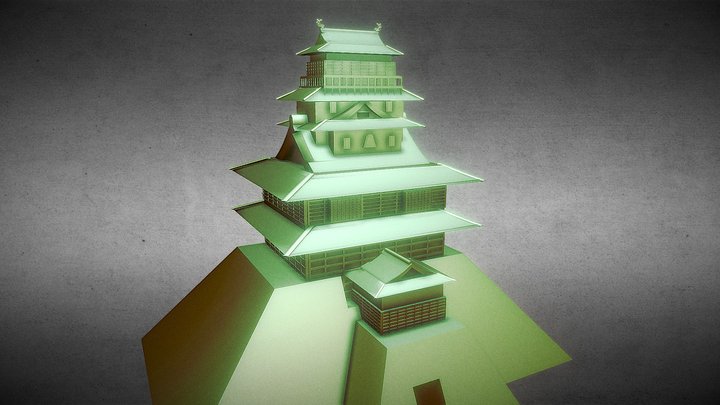 Japanese-castle 3D models - Sketchfab