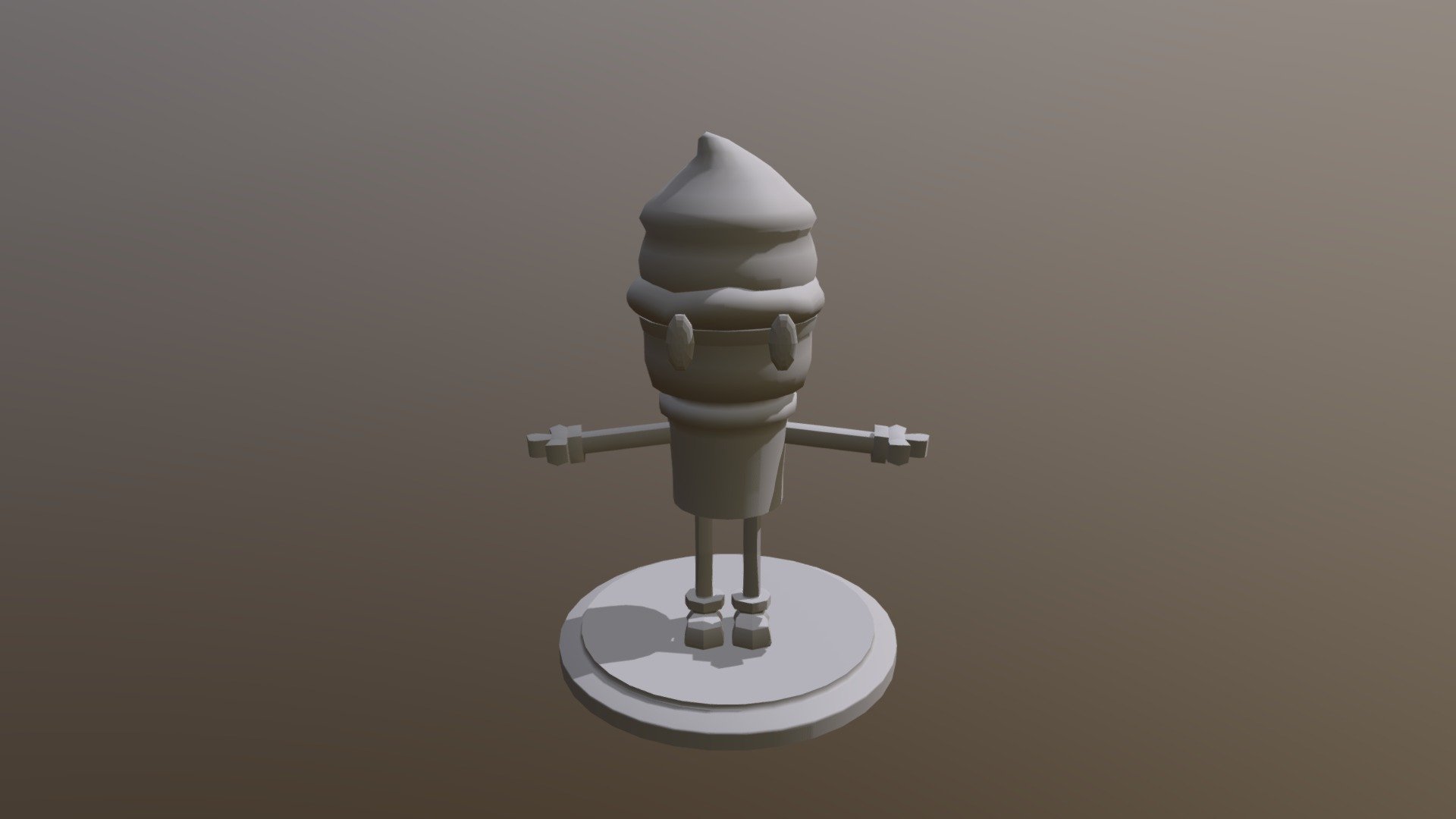 Icecream - 3D model by SpencerEllis [1e77bad] - Sketchfab