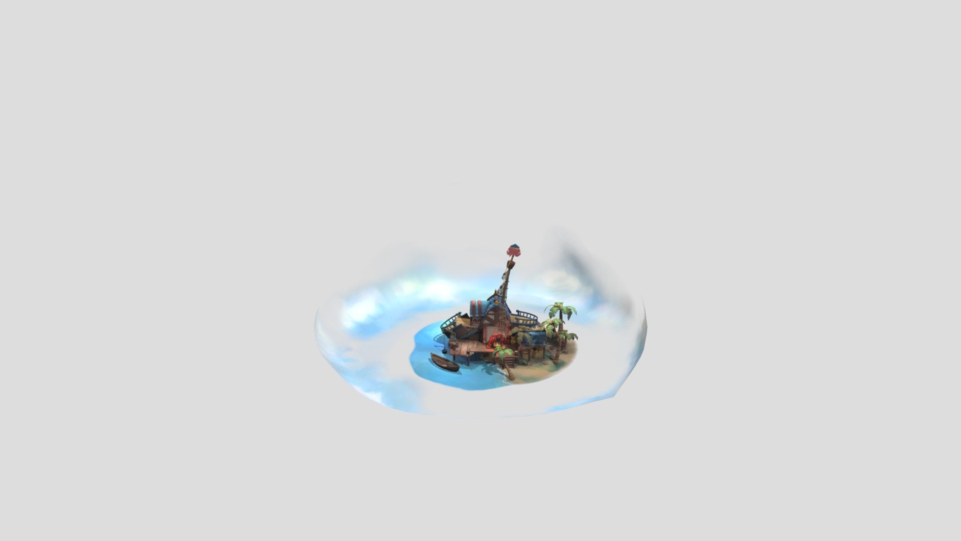sea_house - 3D model by jinyakun0629 [1e78ffe] - Sketchfab