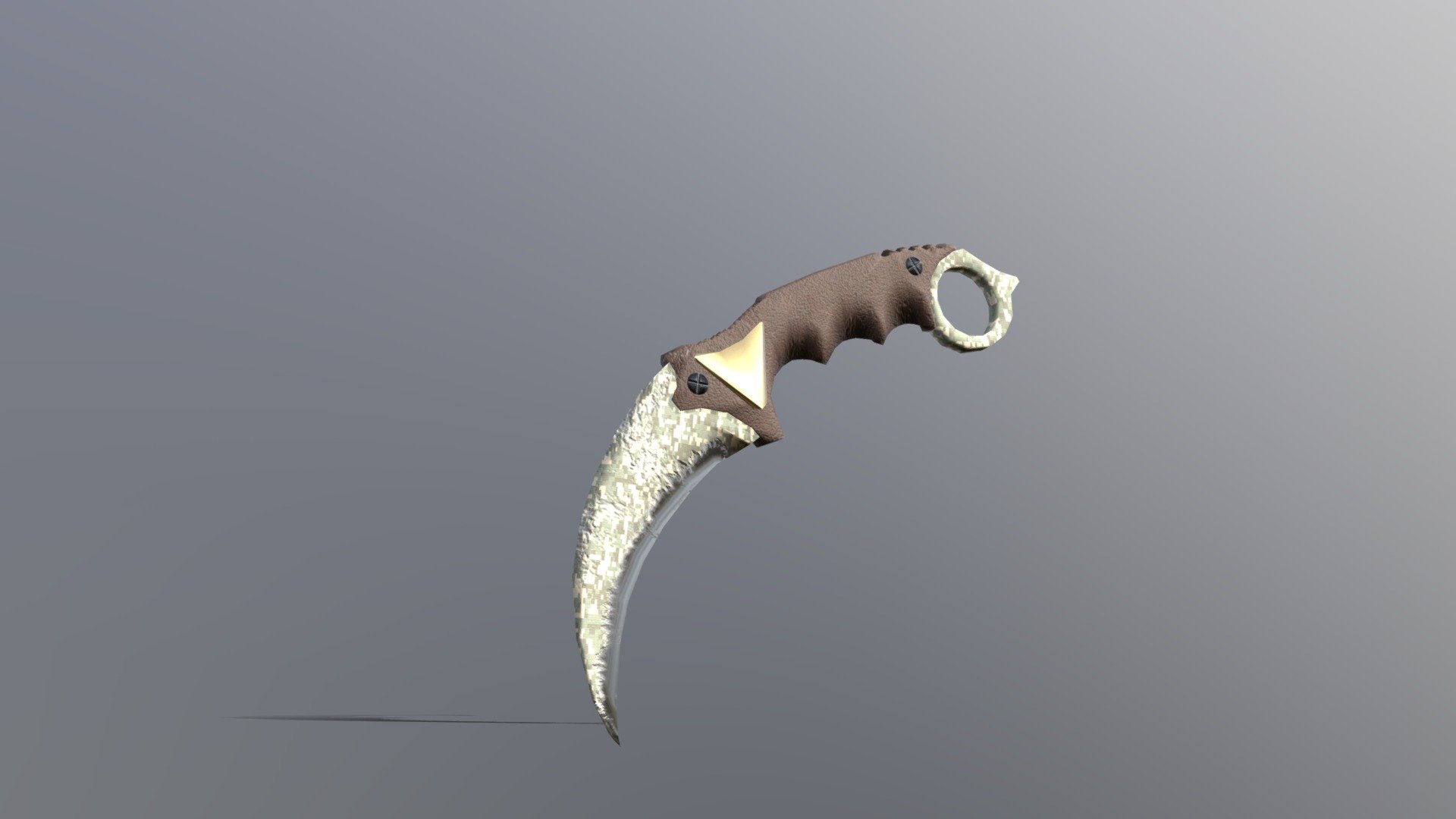KARAMBIT KNIFE camo skin - 3D model by LINES171 [1e7a1f5] - Sketchfab