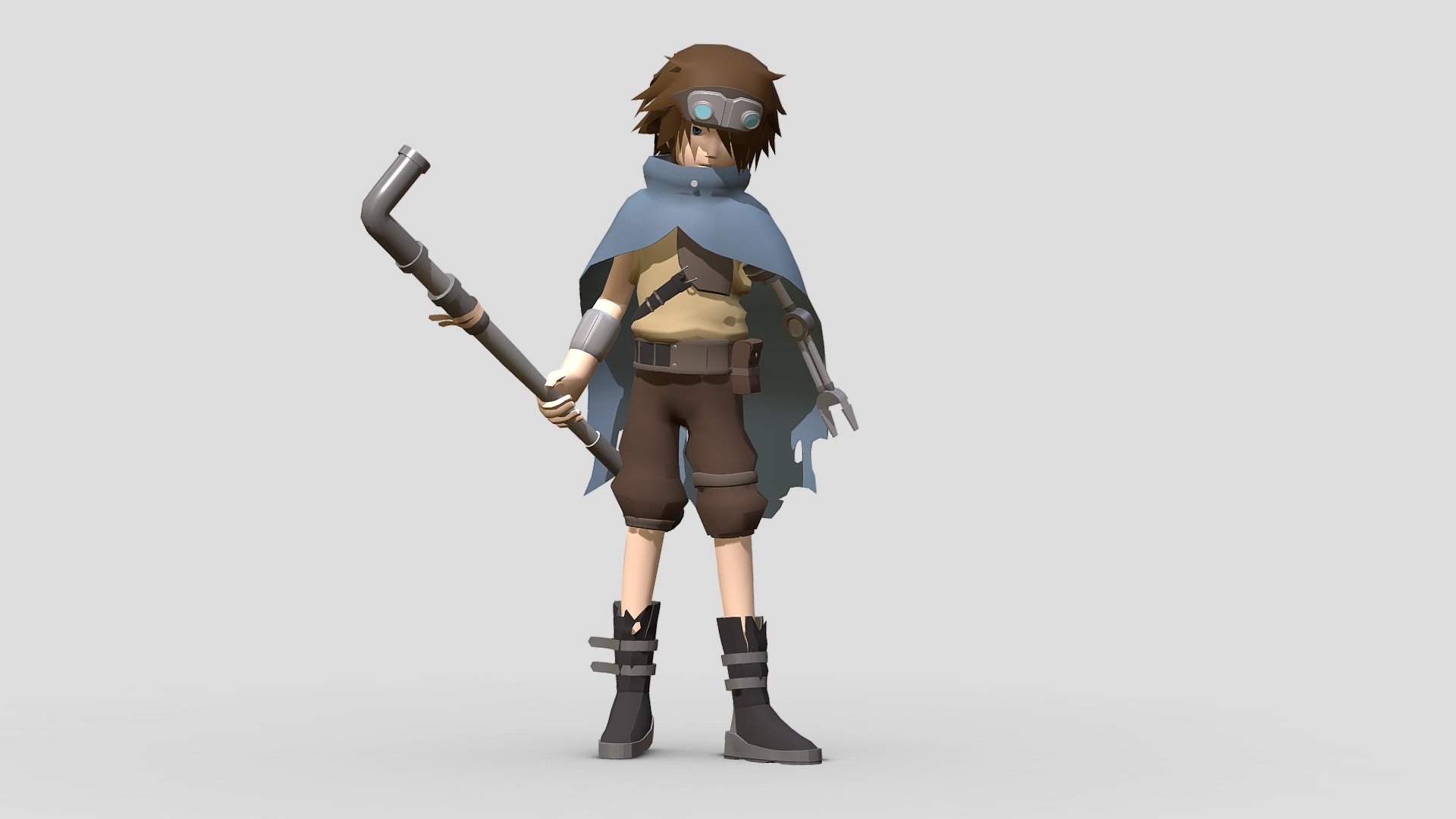 Post apocalyptic character design - Download Free 3D model by jasonxrio ...