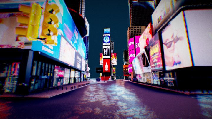 New-york-times-square 3D models - Sketchfab