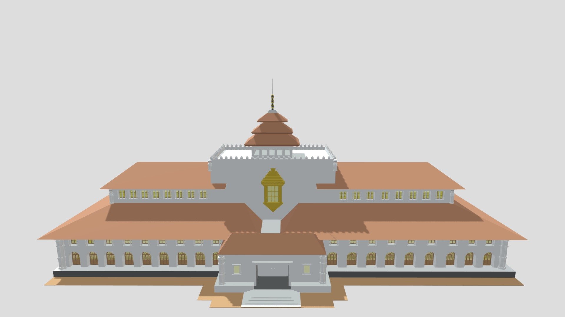 Gedung Sate - Download Free 3D model by hani.nikmah (@hani ...