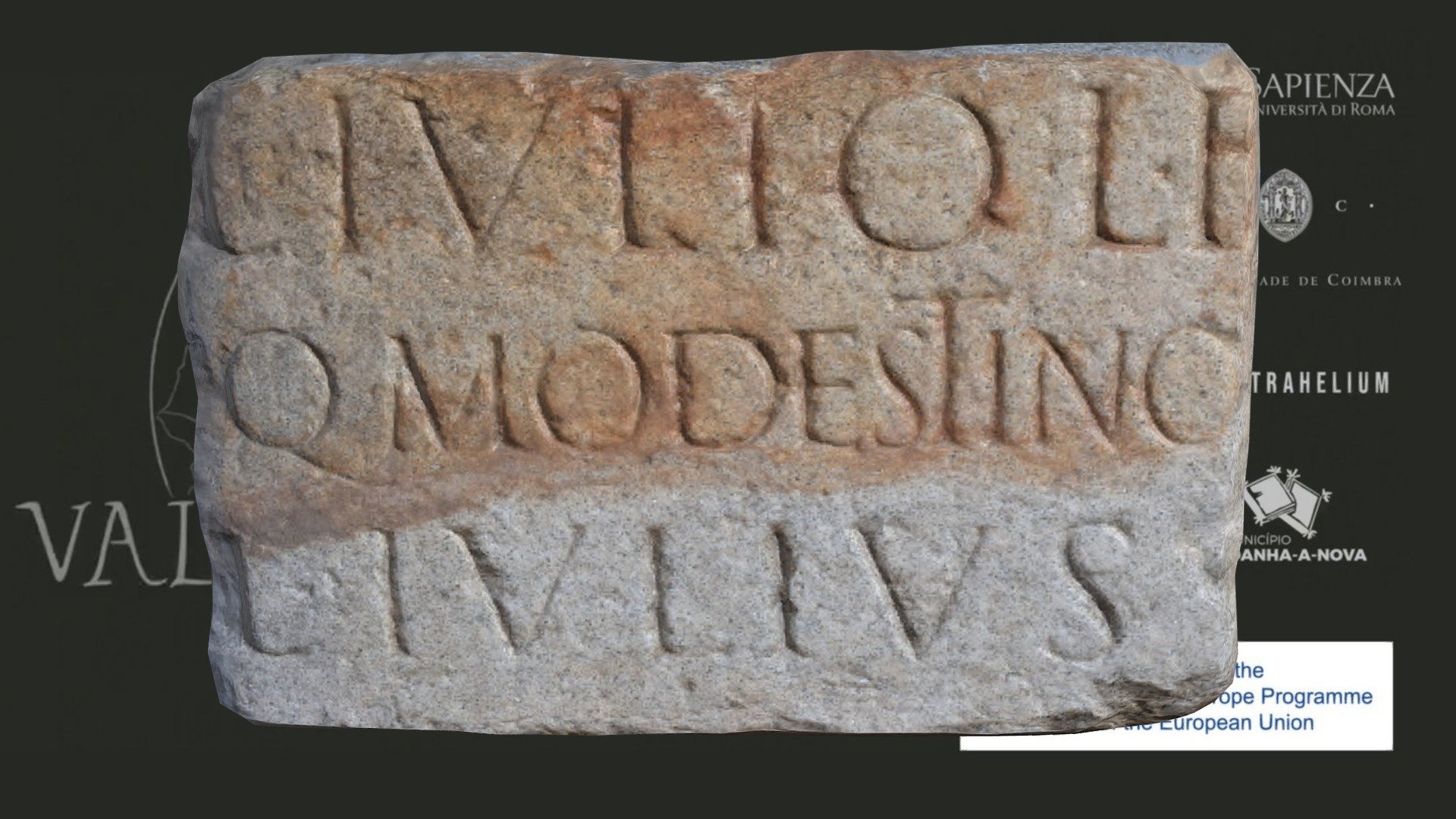 Epitafio de Modestinus (S. I d.C.) - 3D model by Valete vos viatores ...