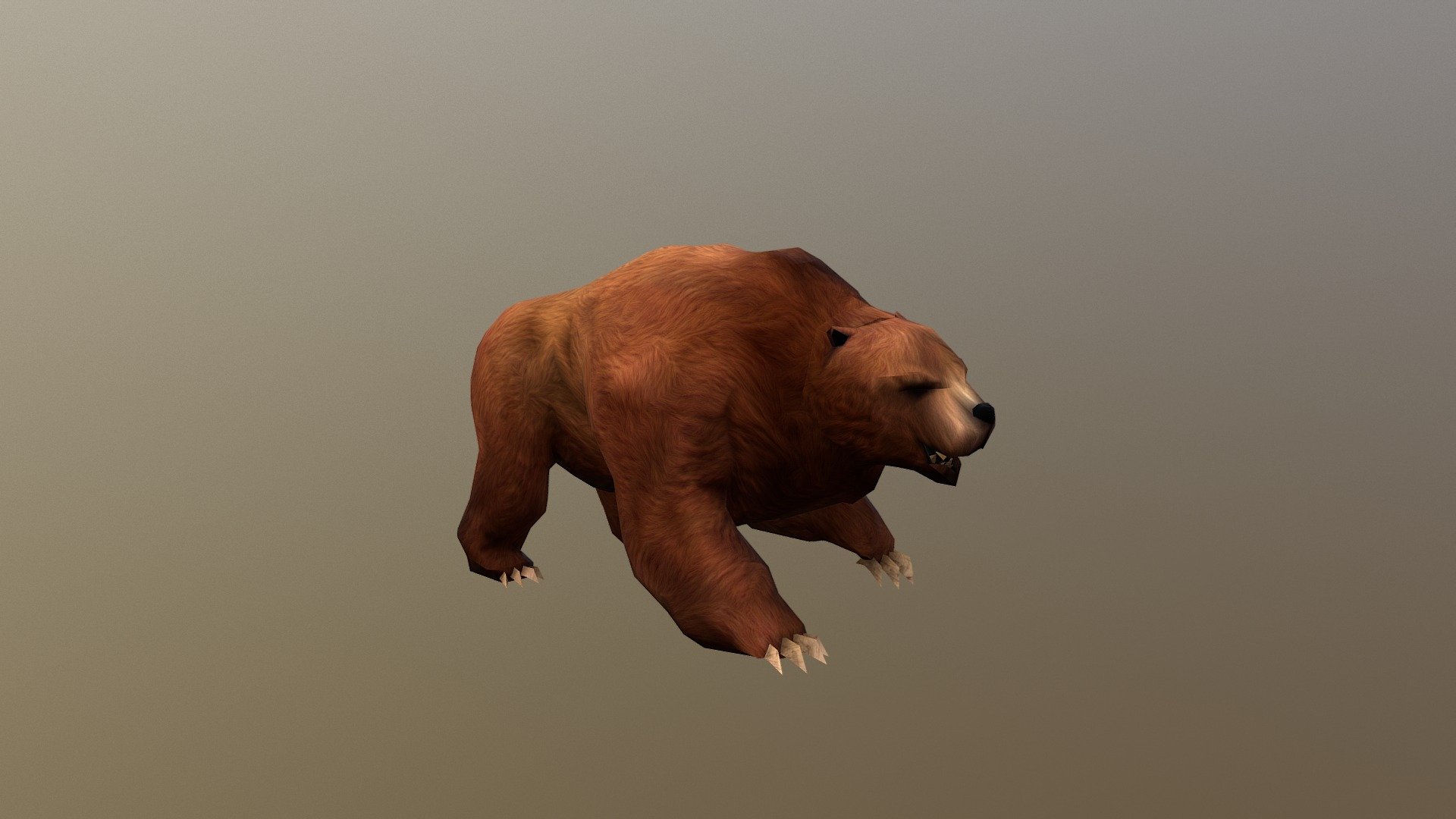 Bear Run - 3D model by Heberth (@HeberthPinilla) [1e7edc7] - Sketchfab