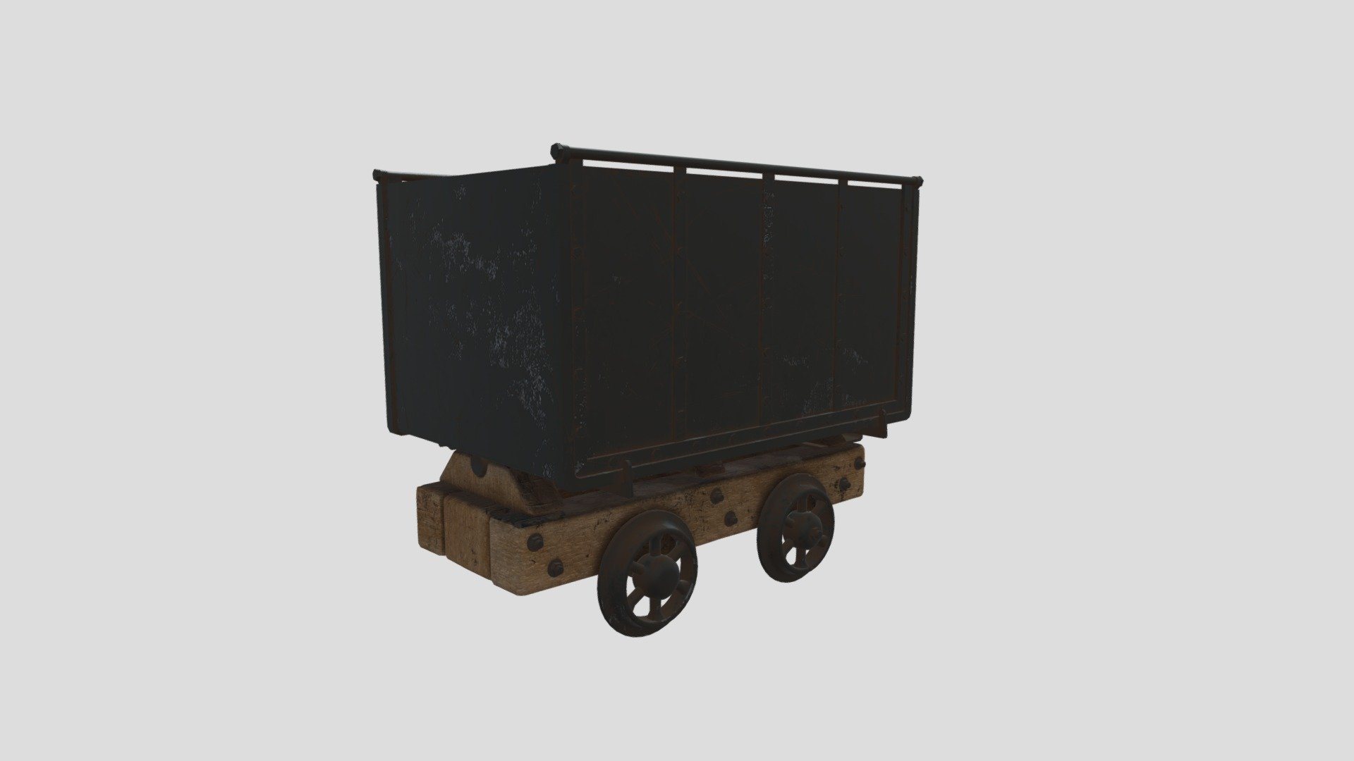 MineCart-01 - 3D model by alexh1 [1e7f90b] - Sketchfab
