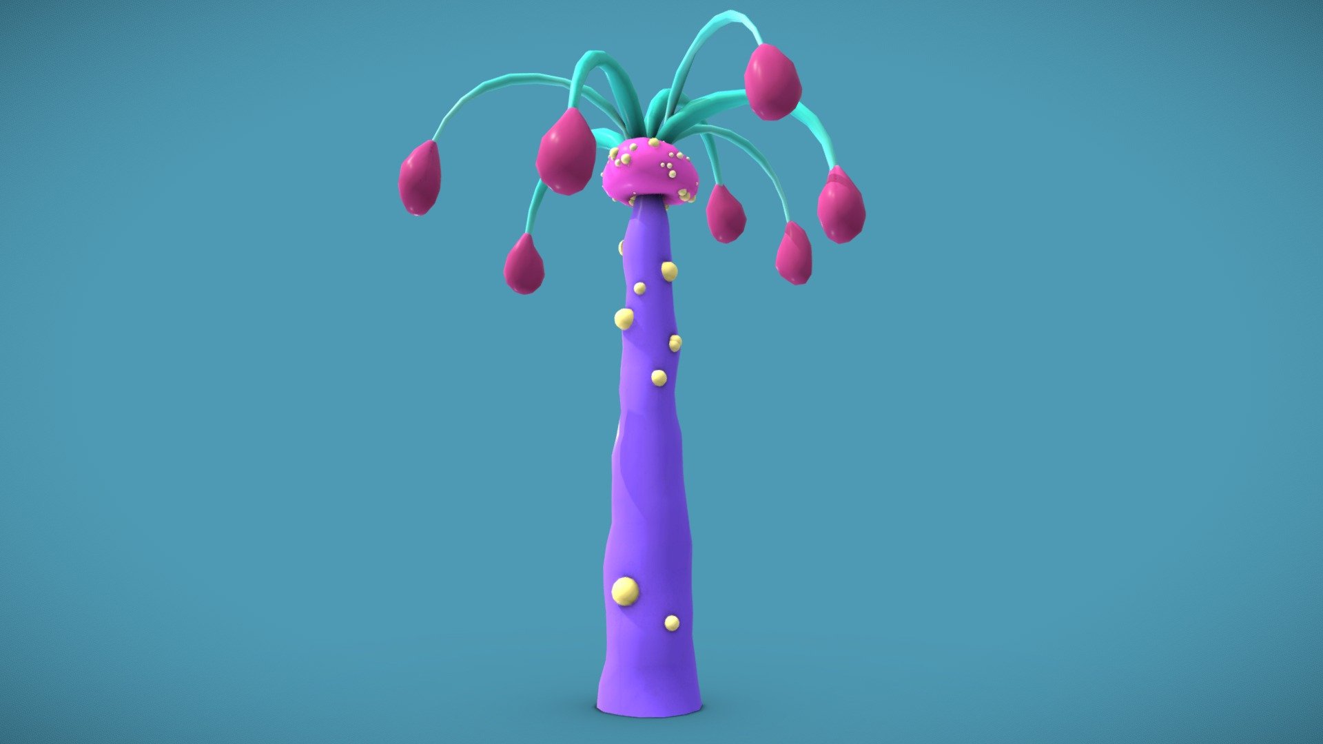 Alien Tree - 3D model by Pavel Efremov (@cowboyneil) [1e80953] - Sketchfab
