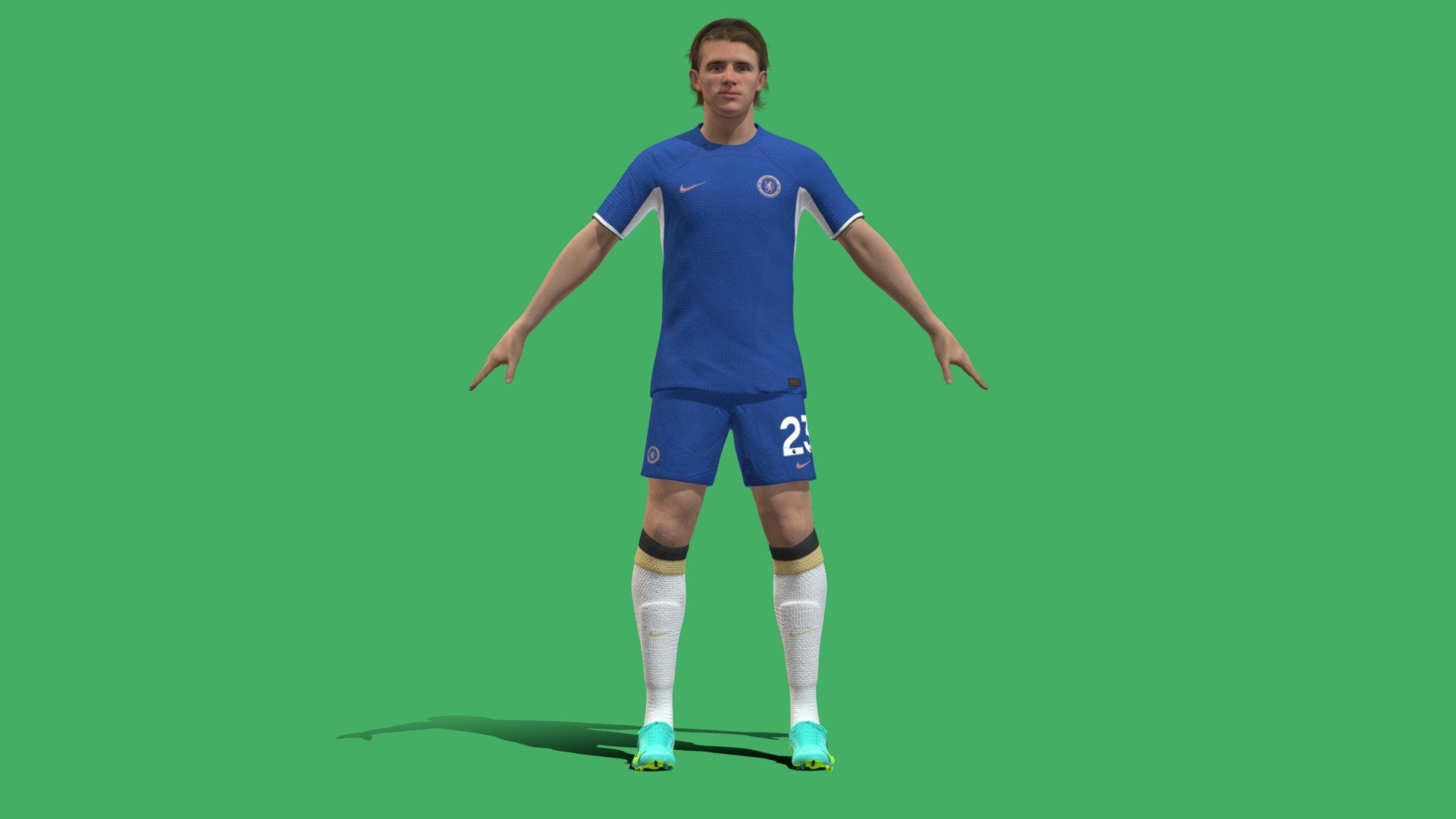 3D Rigged Conor Gallagher Chelsea 2024 - 3D model by changjinew ...