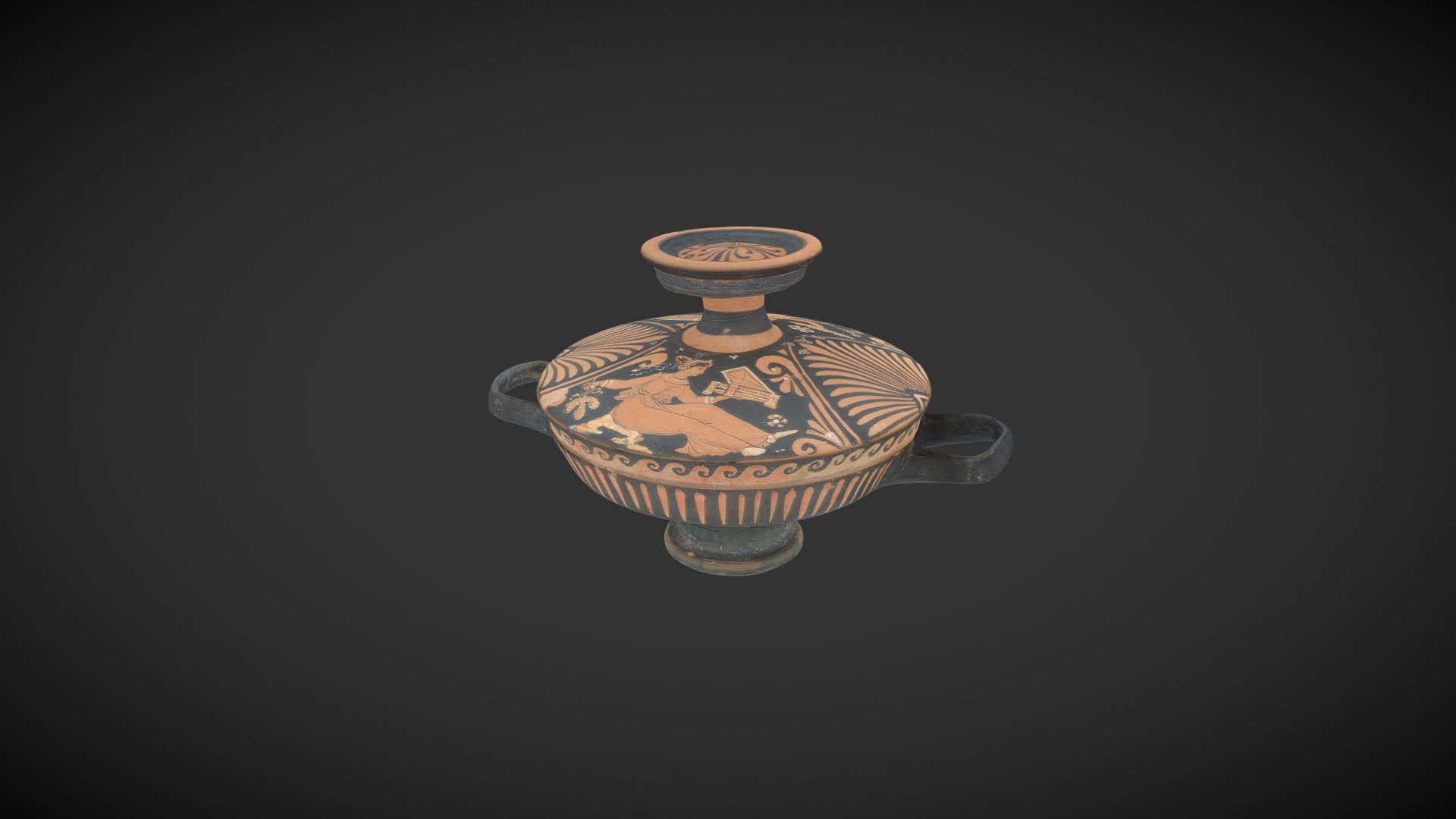 2010.33 Late Apulian red-figure lekanis - 3D model by Faculty of Arts ...